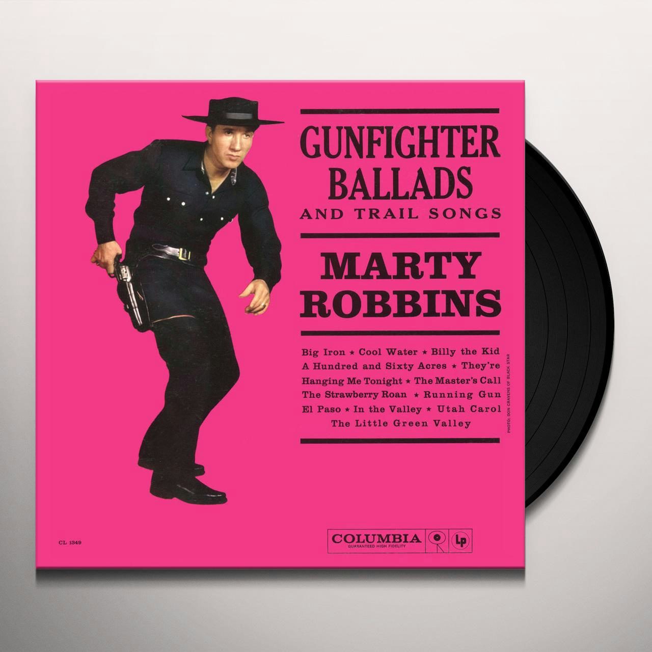 Marty Robbins GUNFIGHTER BALLADS & TRAIL SONGS Vinyl Record - 180 Gram ...