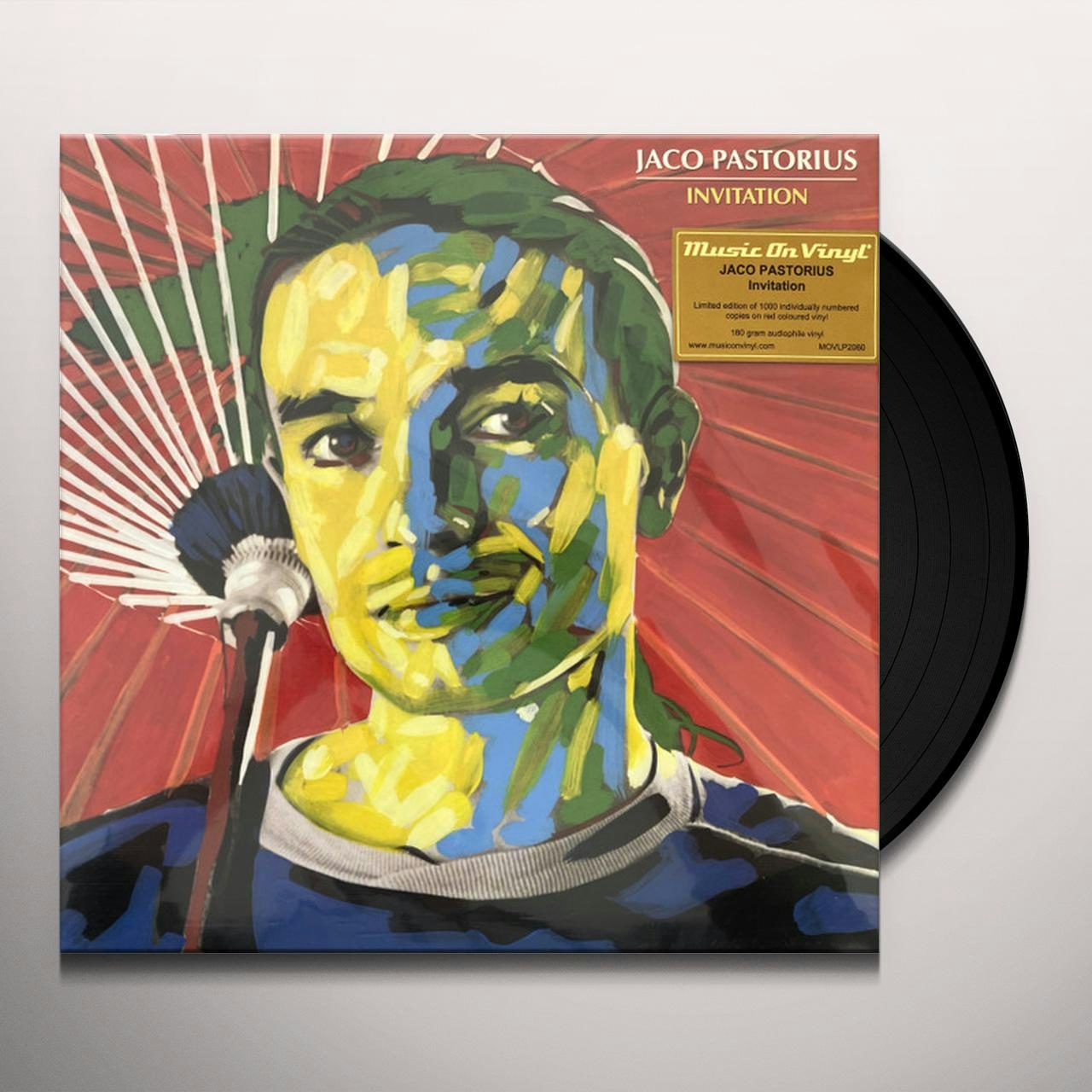 Jaco Pastorius INVITATION (RED VINYL/180G) Vinyl Record