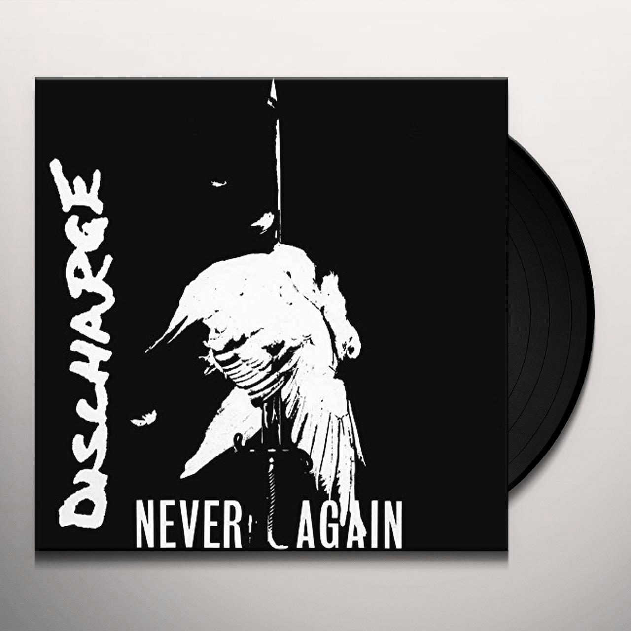 Discharge Never Again Vinyl Record