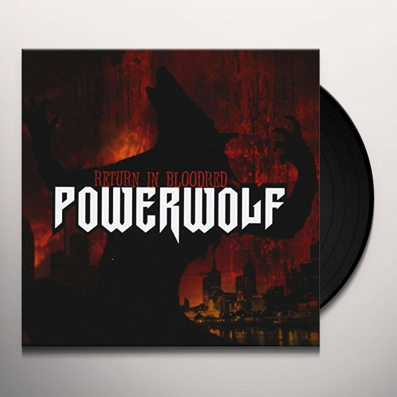 Powerwolf RETURN IN BLOODRED Vinyl Record