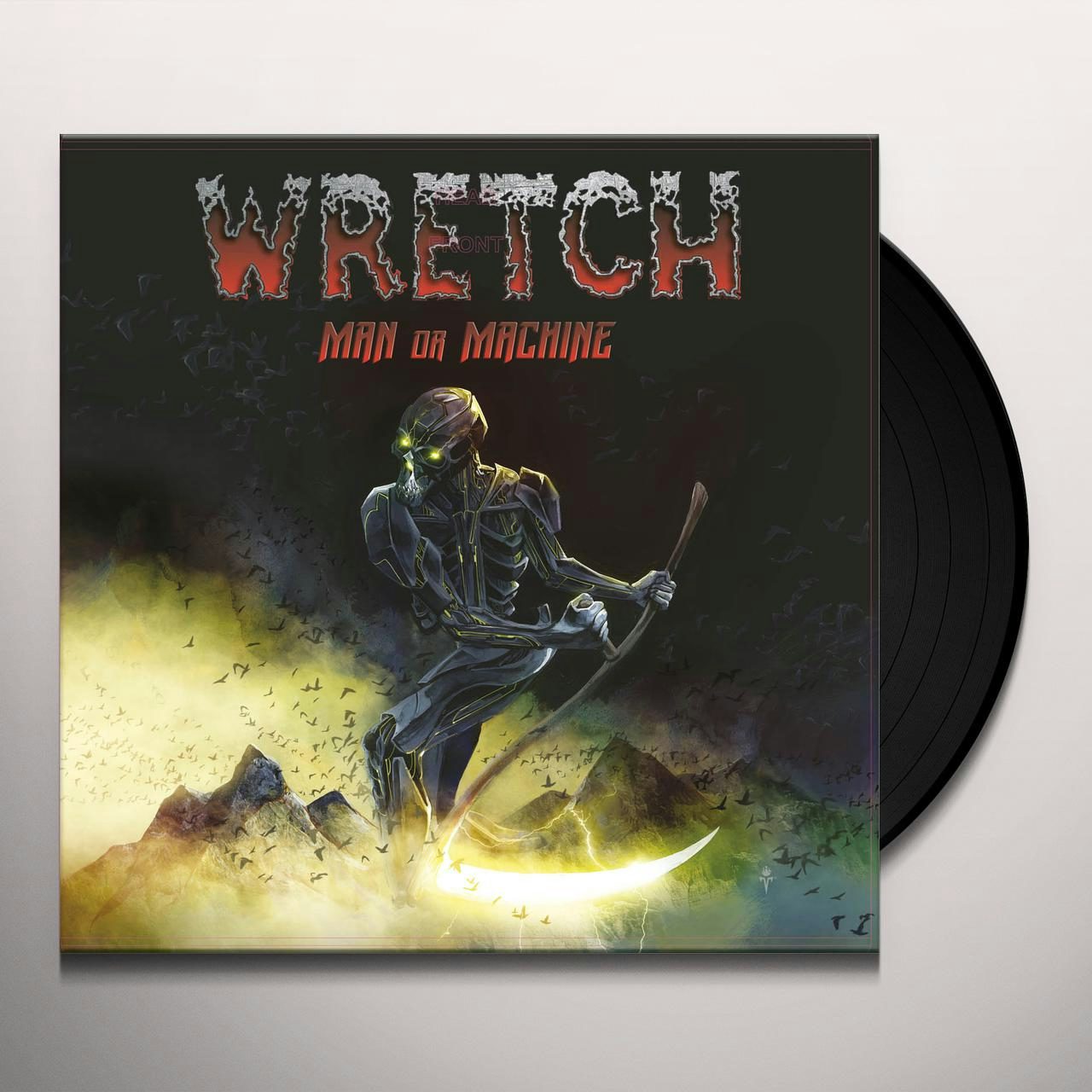Wretch MAN OR MACHINE Vinyl Record