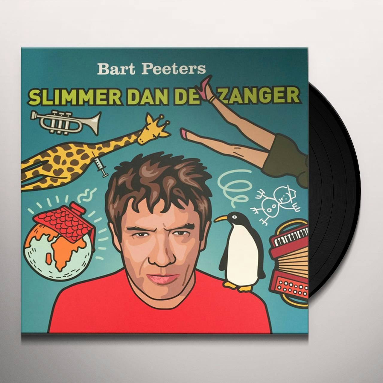 Bart Peeters SLIMMER DAN DE ZANGER Vinyl Record