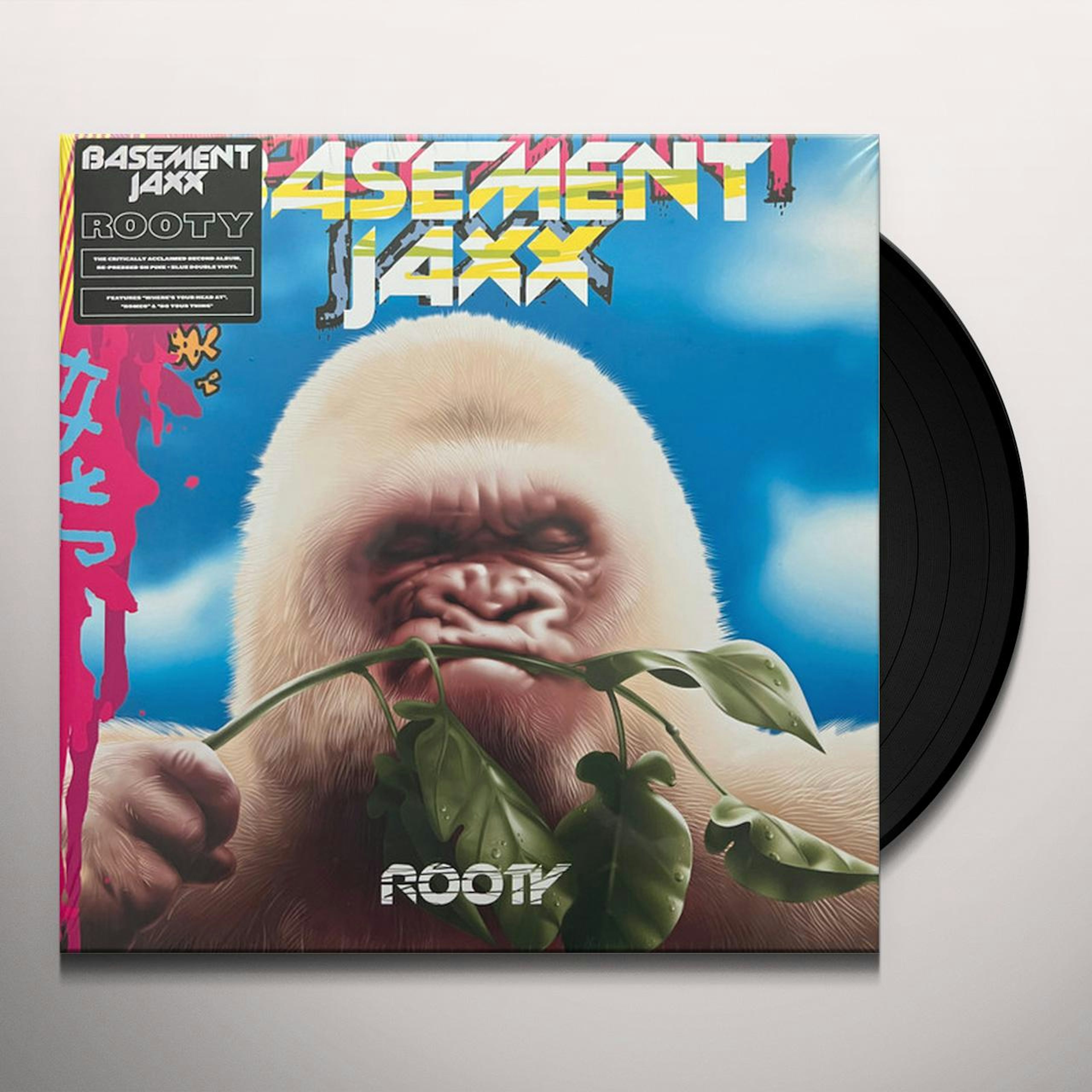 Basement Jaxx ROOTY (PINK & BLUE VINYL/2LP) Vinyl Record