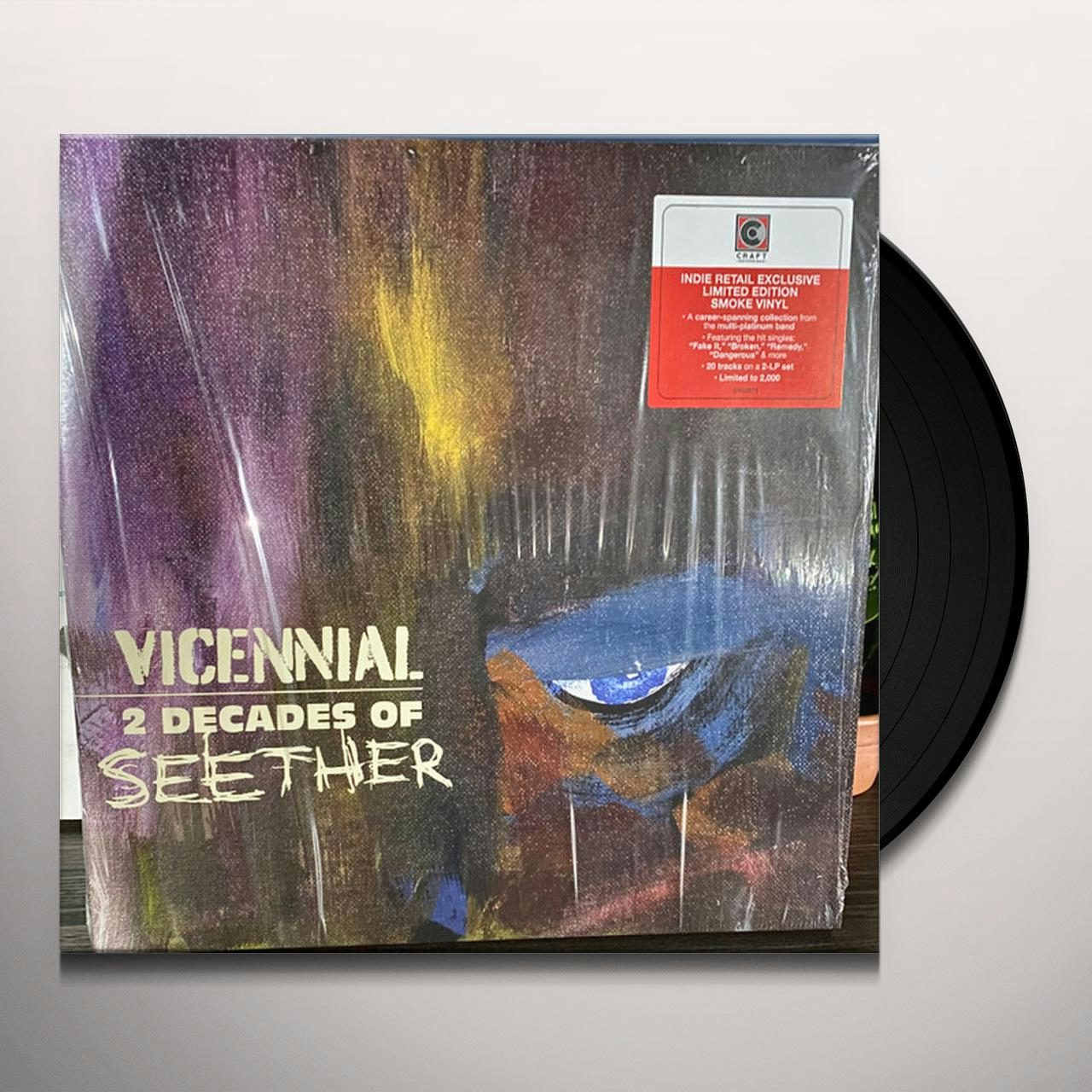 VICENNIAL: 2 DECADES OF SEETHER Vinyl Record
