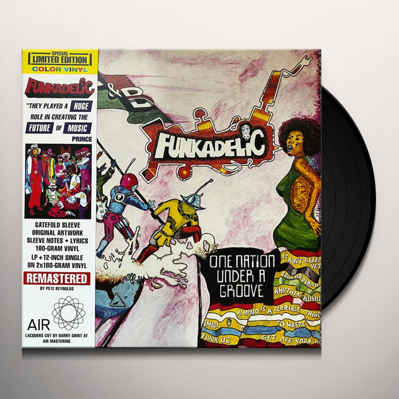 Funkadelic ONE NATION UNDER A GROOVE Vinyl Record