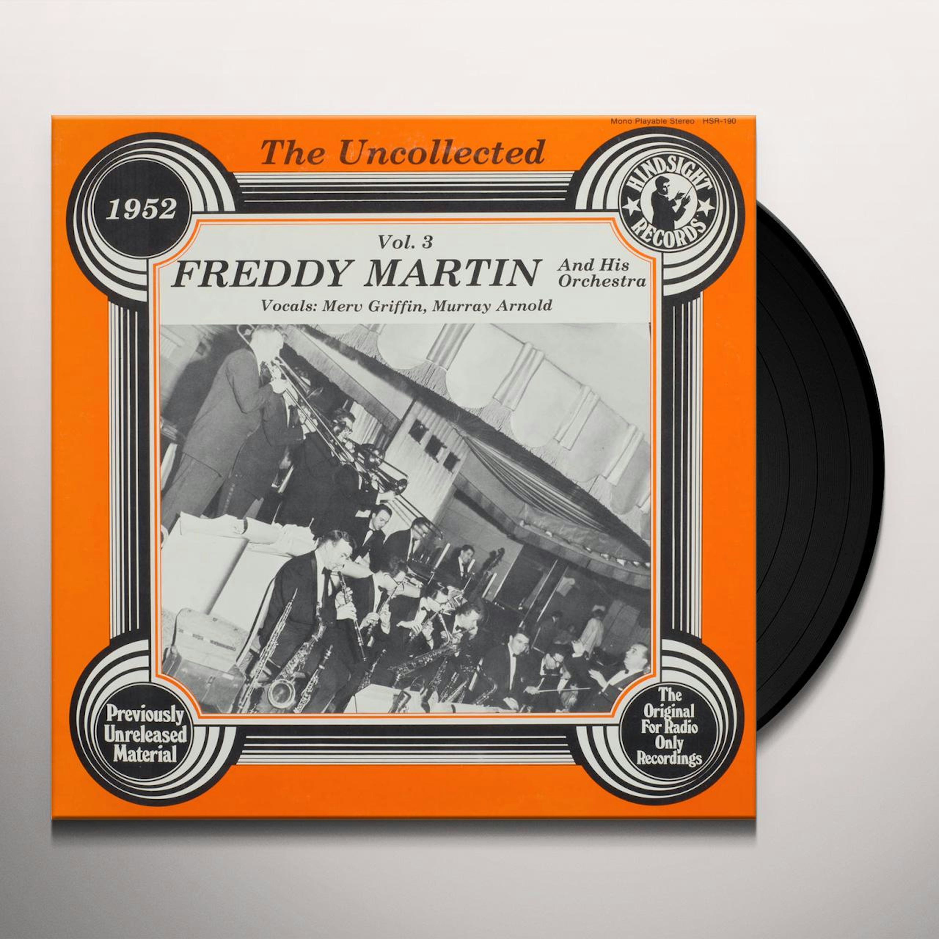 Freddy Martin Orchestra UNCOLLECTED 3 Vinyl Record