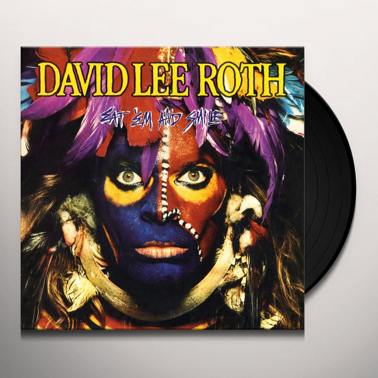 David Lee Roth EAT EM & SMILE Vinyl Record