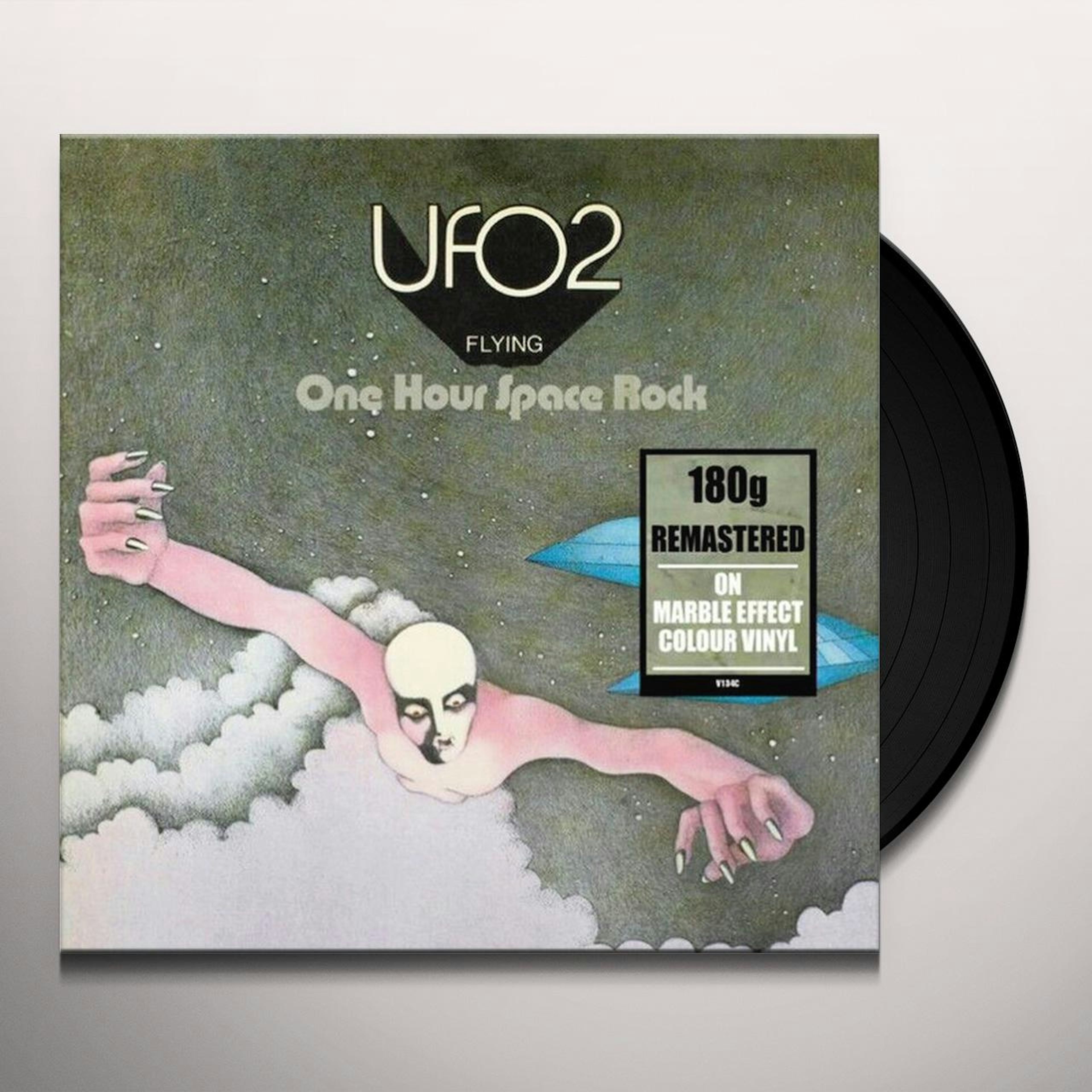 UFO 2: FLYING-ONE HOUR SPACE ROCK (MARBLED GREY VINYL) Vinyl Record