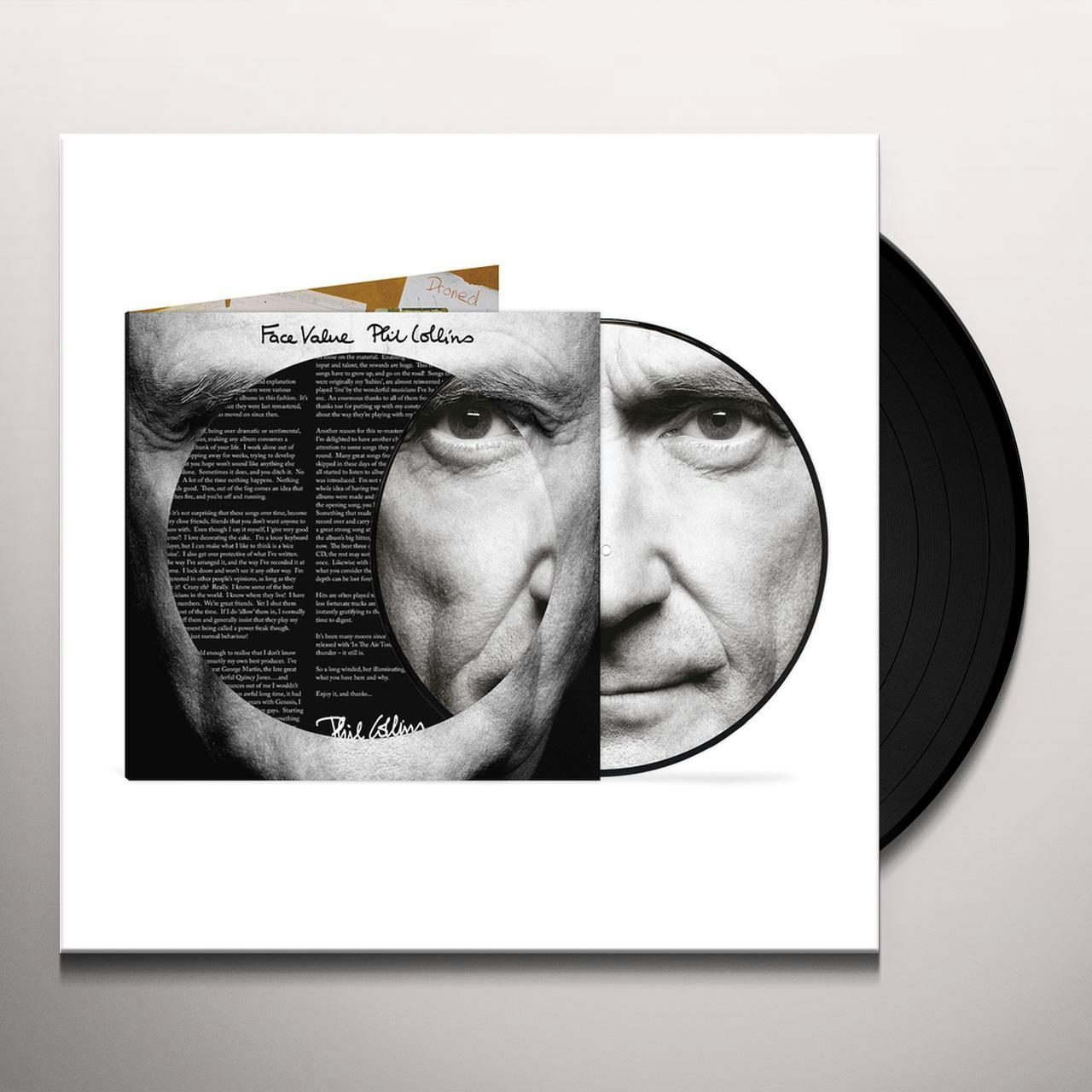 Phil Collins FACE VALUE Vinyl Record