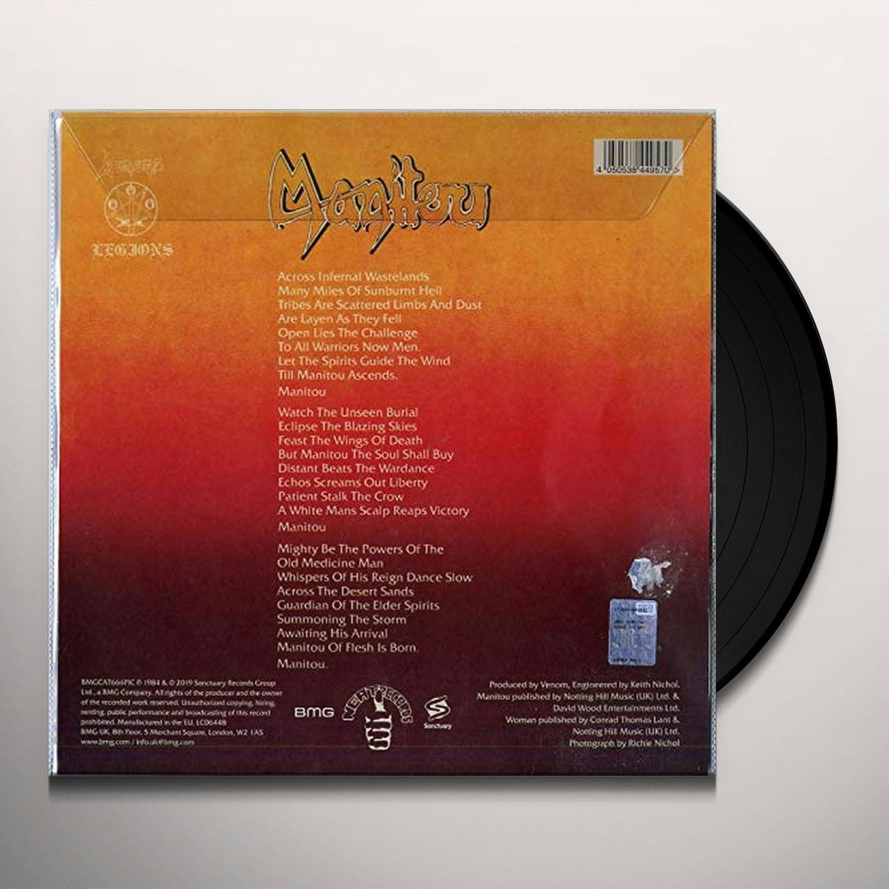 Venom MANITOU Vinyl Record