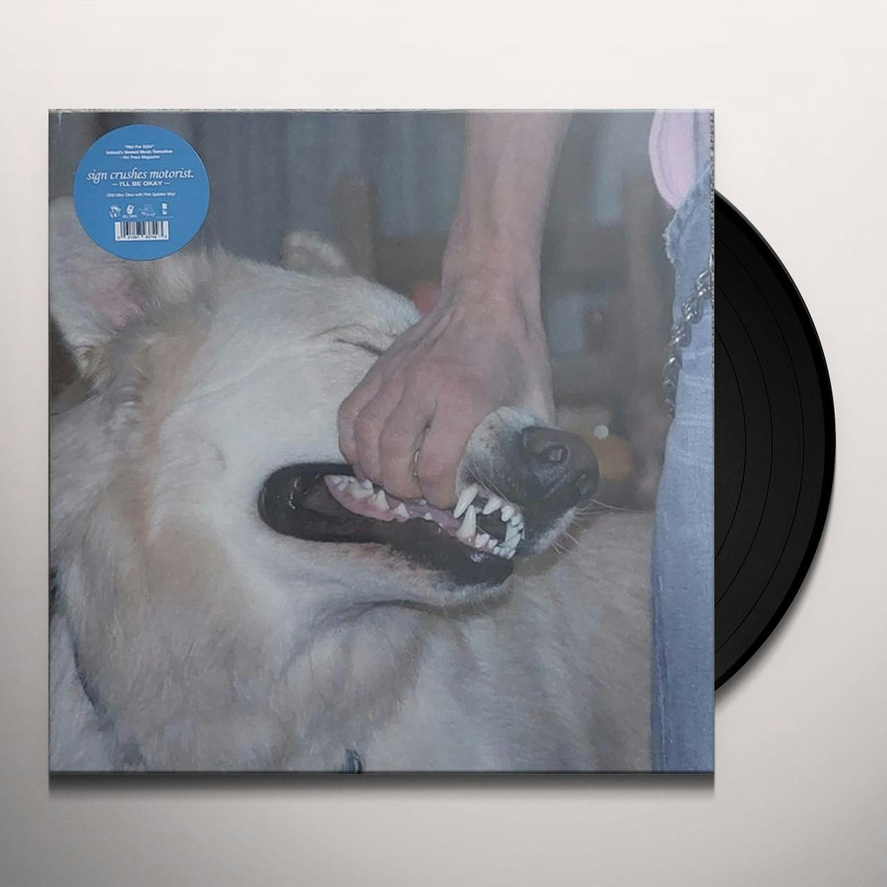 sign crushes motorist I'LL BE OKAY (COLOR VINYL) Vinyl Record