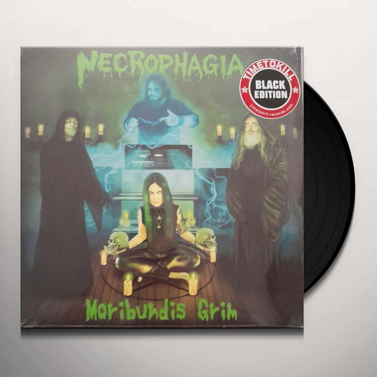 Necrophagia MORIBUNDIS GRIM Vinyl Record
