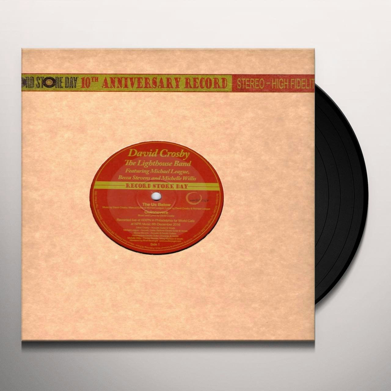 David Crosby / Lighthouse Band RECORD STORE DAY 10TH ANNIVERSARY RECORD ...