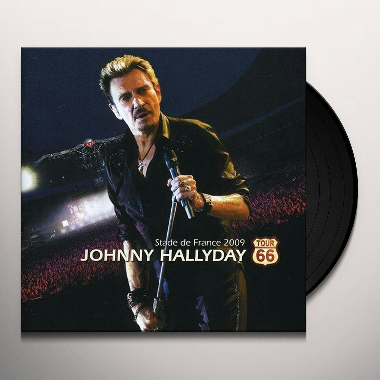 Johnny Hallyday TOUR 66: LIVE AU STADE DE FRANCE 2009 Vinyl Record