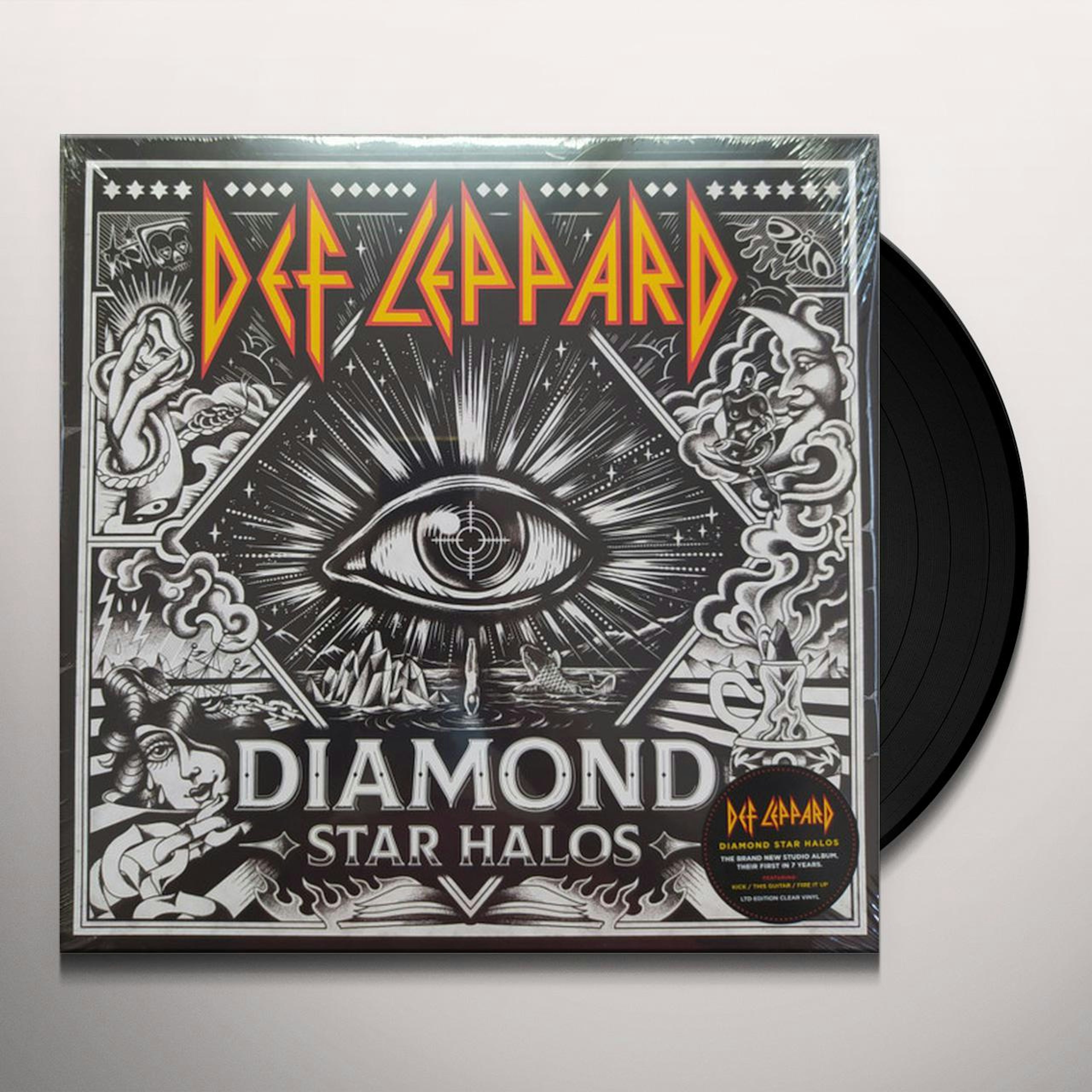 Def Leppard DIAMOND STAR HALOS Vinyl Record