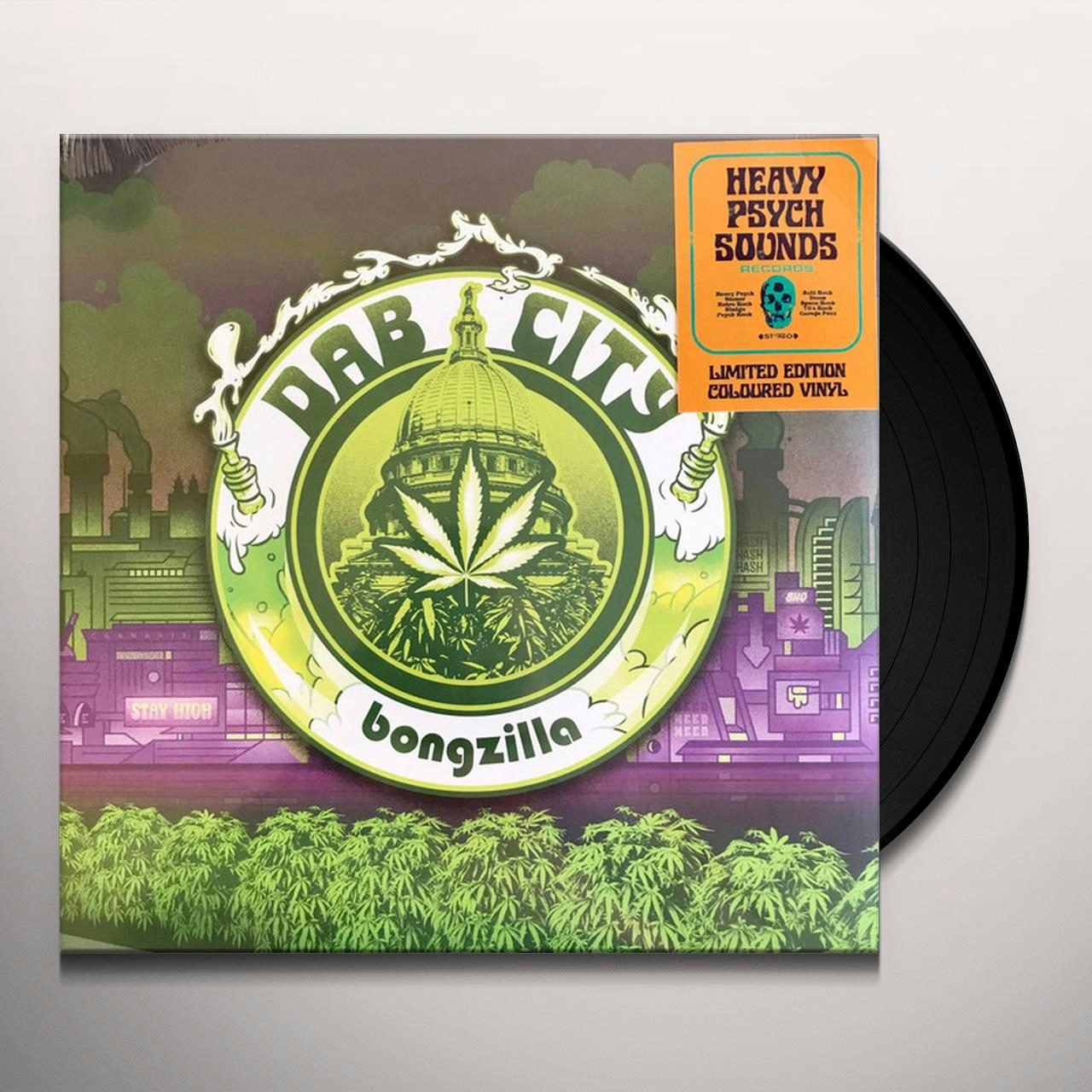 Bongzilla DAB CITY (DEEP PURPLE TRANSPARENT VINYL) Vinyl Record