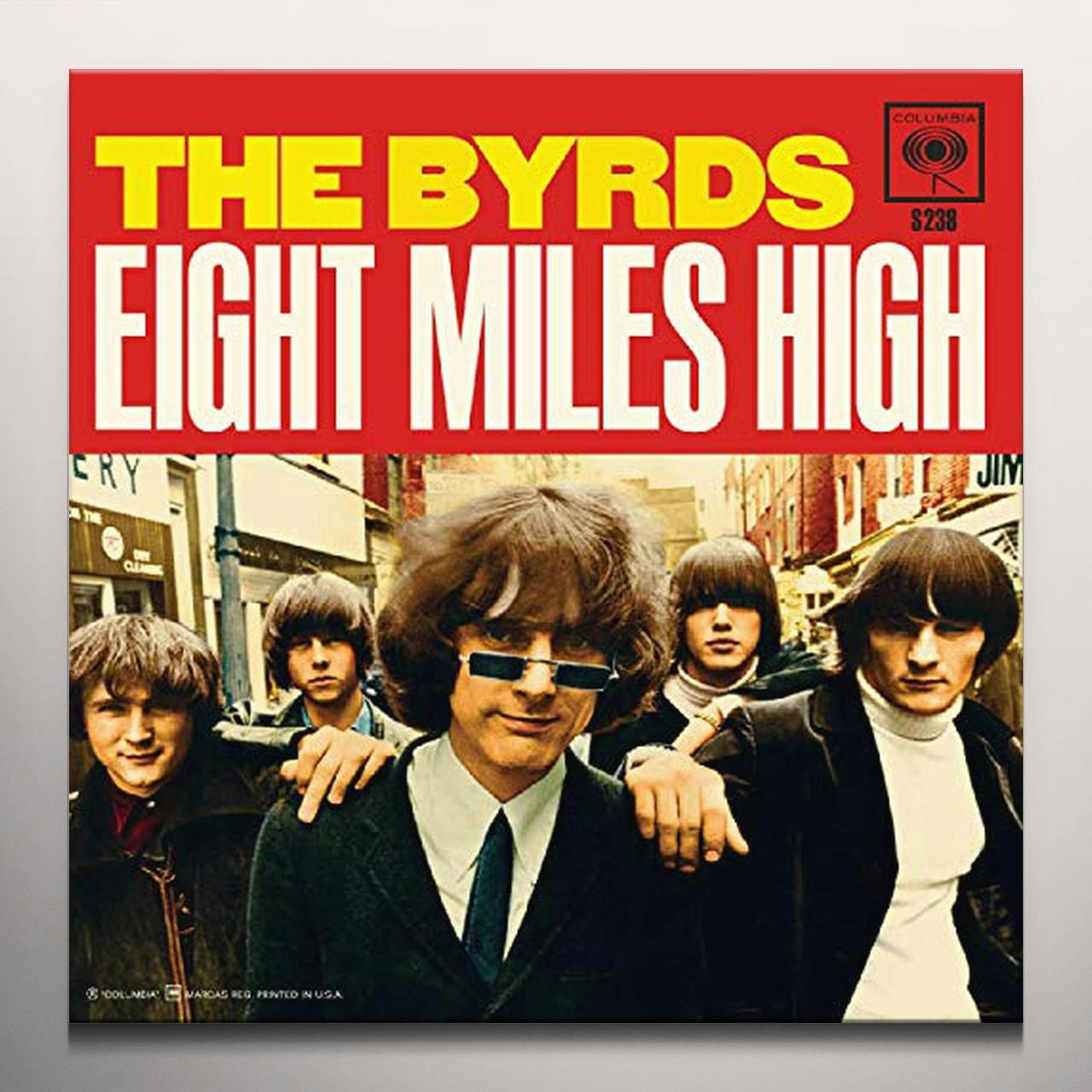 The Byrds EIGHT MILES HIGH / WHY - Limited Edition Blue Colored Vinyl ...