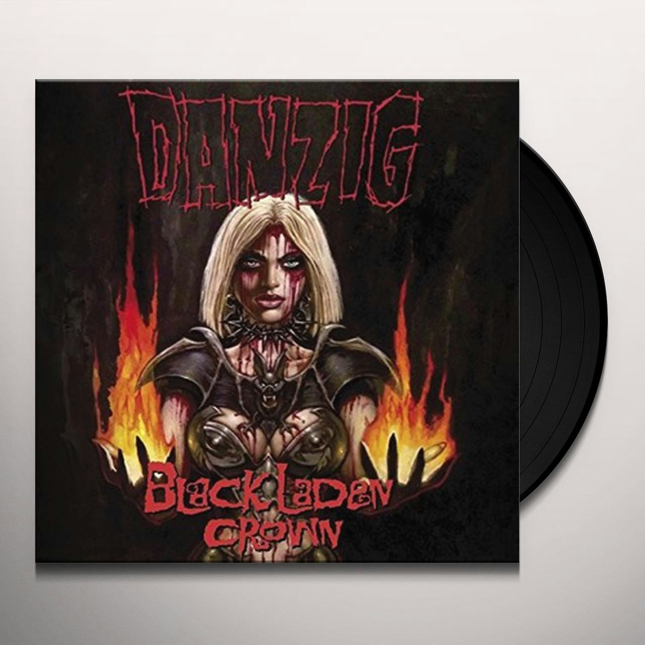 Danzig BLACK LADEN CROWN (BLACK VINYL) Vinyl Record