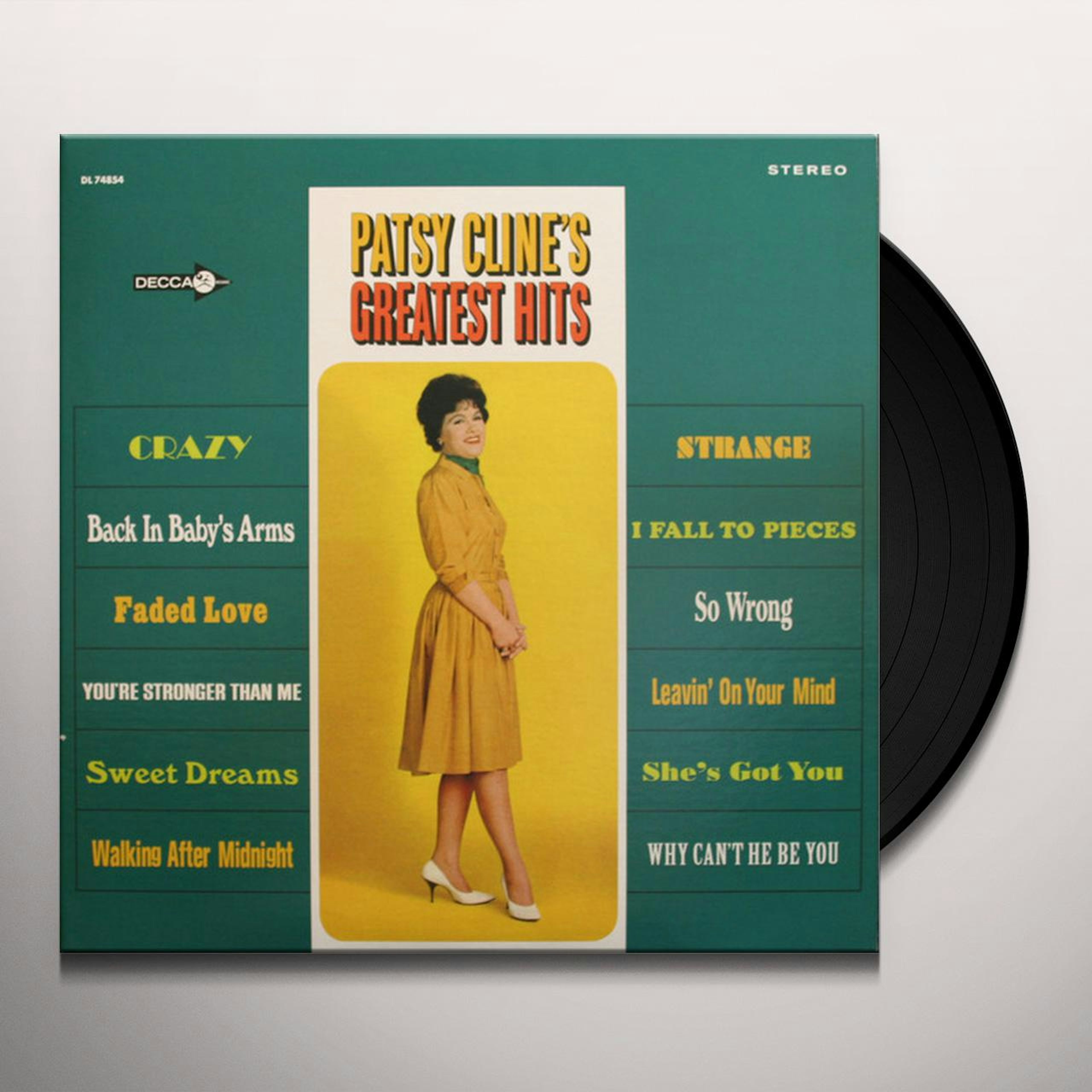 Patsy Cline GREATEST HITS (200G) Vinyl Record