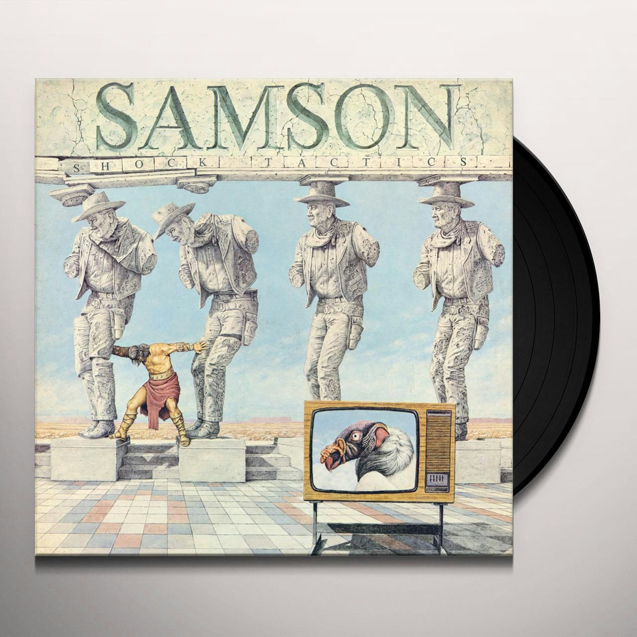 Samson Shock Tactics (Limited Crimson Loincloth Vinyl Record