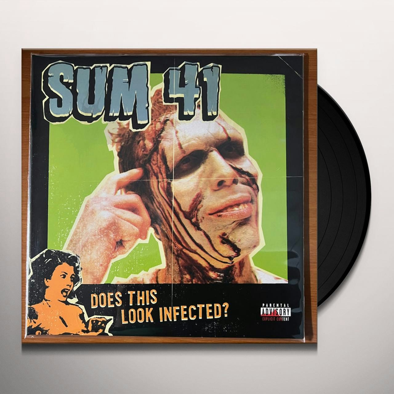 Sum 41 DOES THIS LOOK INFECTED? (GREEN & BLUE VINYL) Vinyl Record