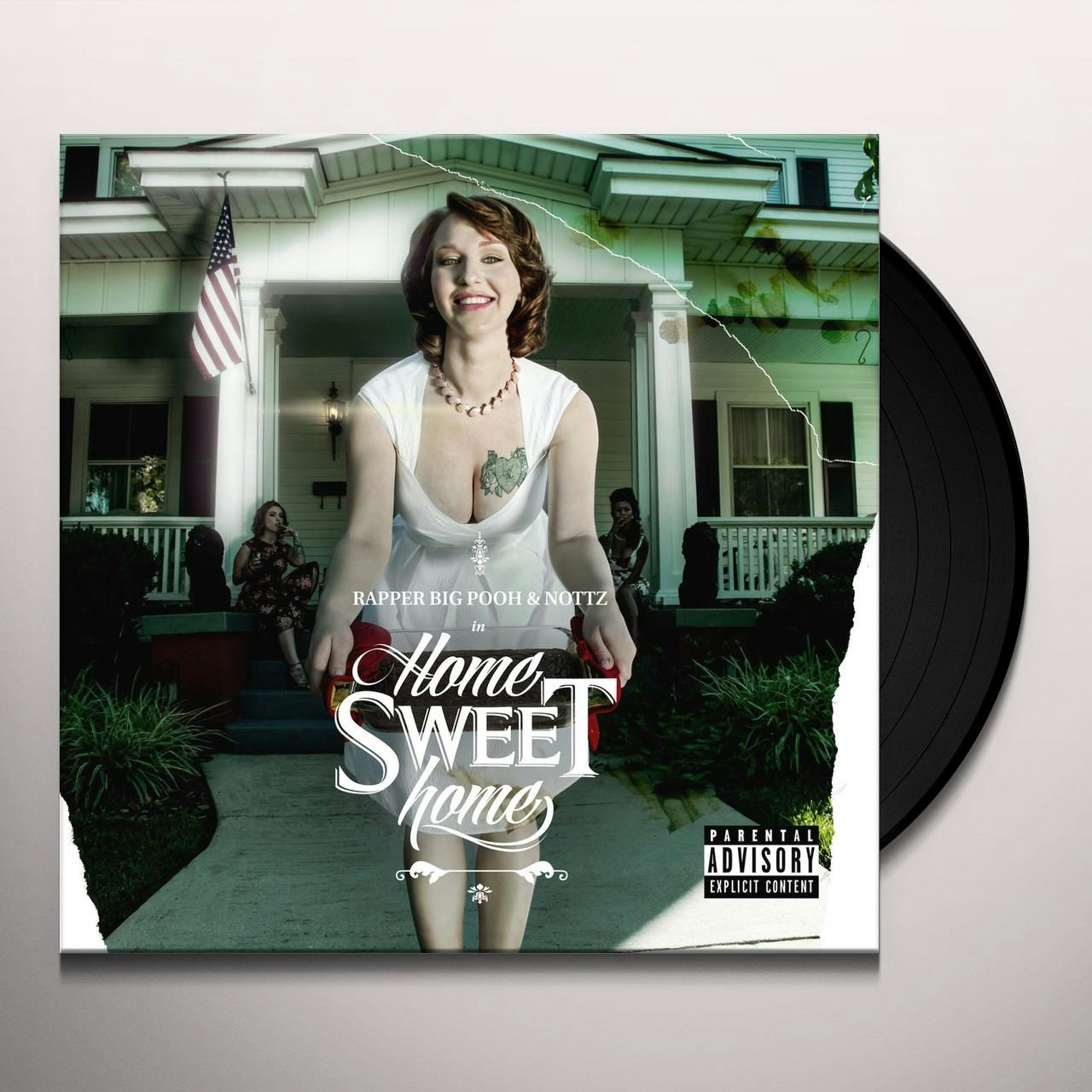 Rapper Big Pooh & Nottz HOME SWEET HOME Vinyl Record