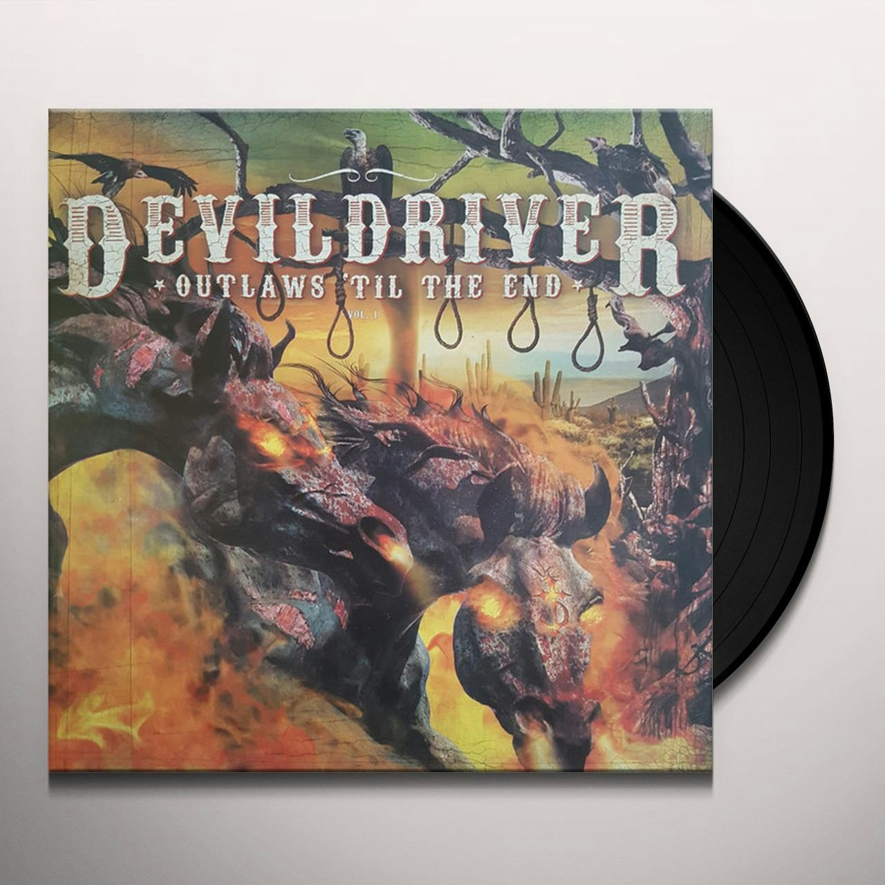 DevilDriver OUTLAWS TIL THE END VOL.1 Vinyl Record