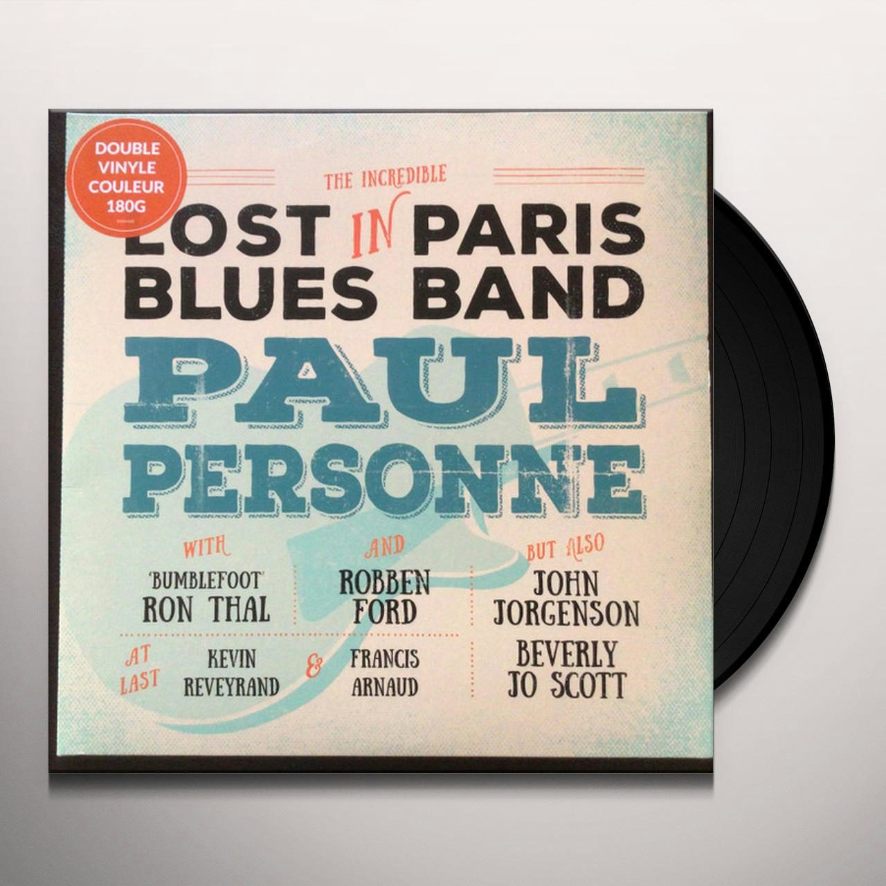 Paul Personne LOST IN PARIS BLUES BAND Vinyl Record