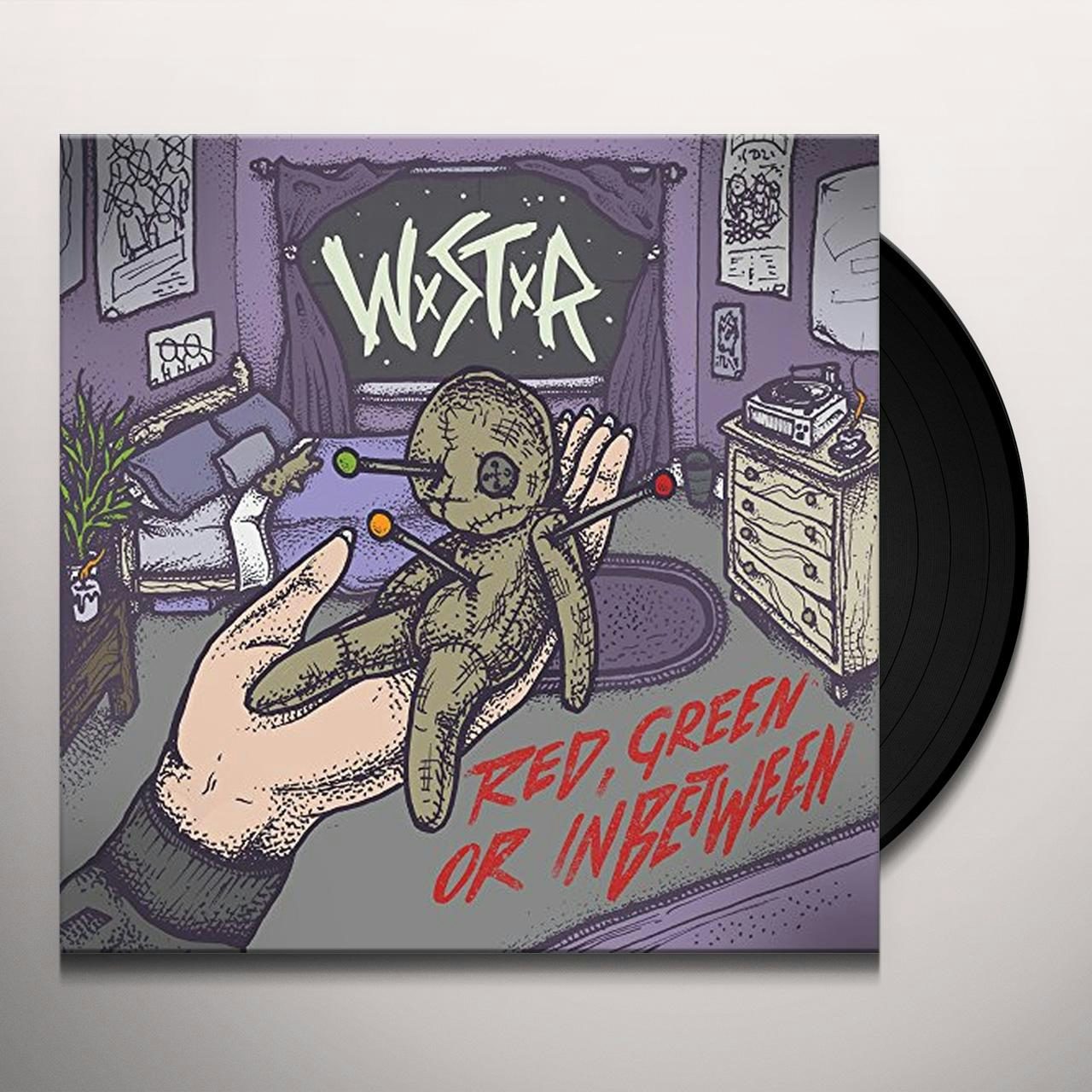 WSTR RED GREEN OR INBETWEEN Vinyl Record - UK Release