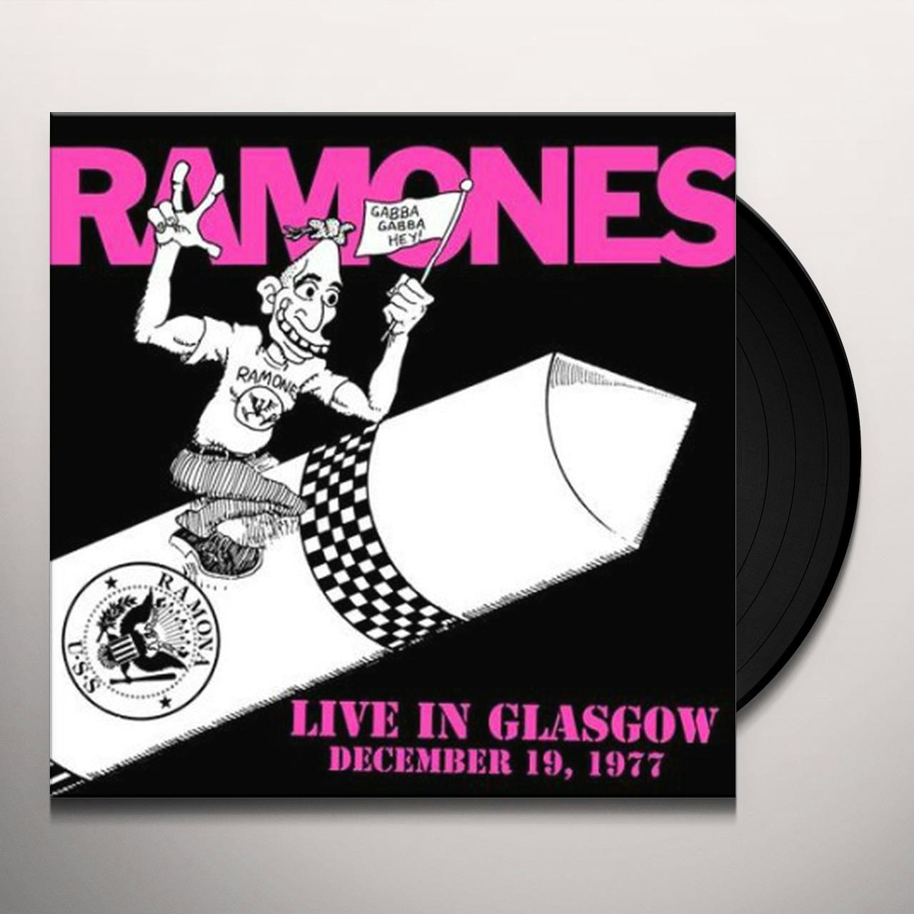 Ramones Live in Glasgow December 19, 1977 Vinyl Record