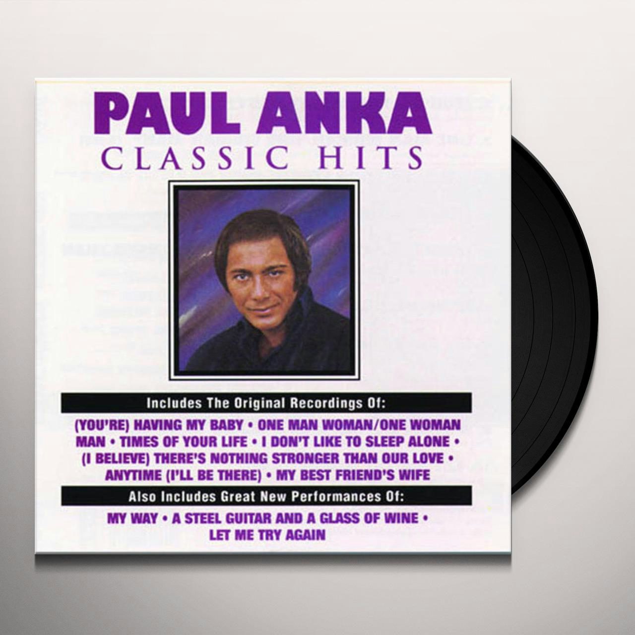 Paul Anka CLASSIC HITS Vinyl Record