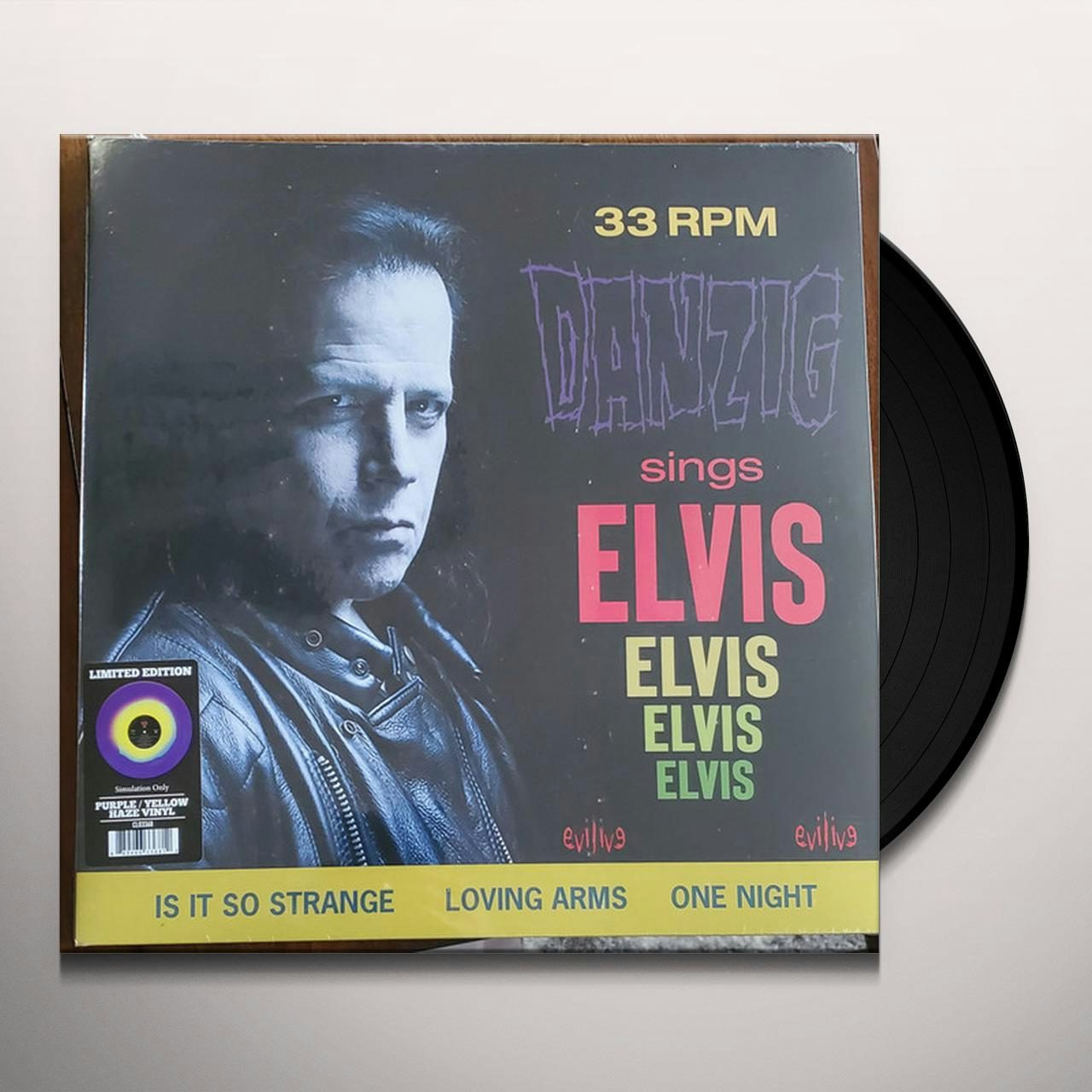 Danzig SINGS ELVIS (PURPLE/YELLOW HAZE VINYL) Vinyl Record