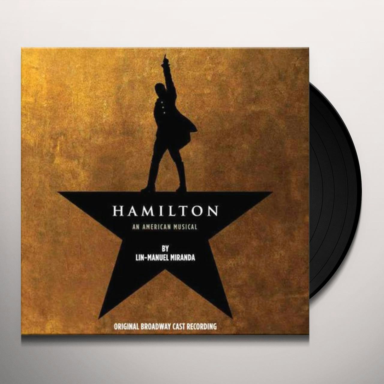Hamilton Original Broadway Cast Recording 4 Disc Deluxe Set (Vinyl)