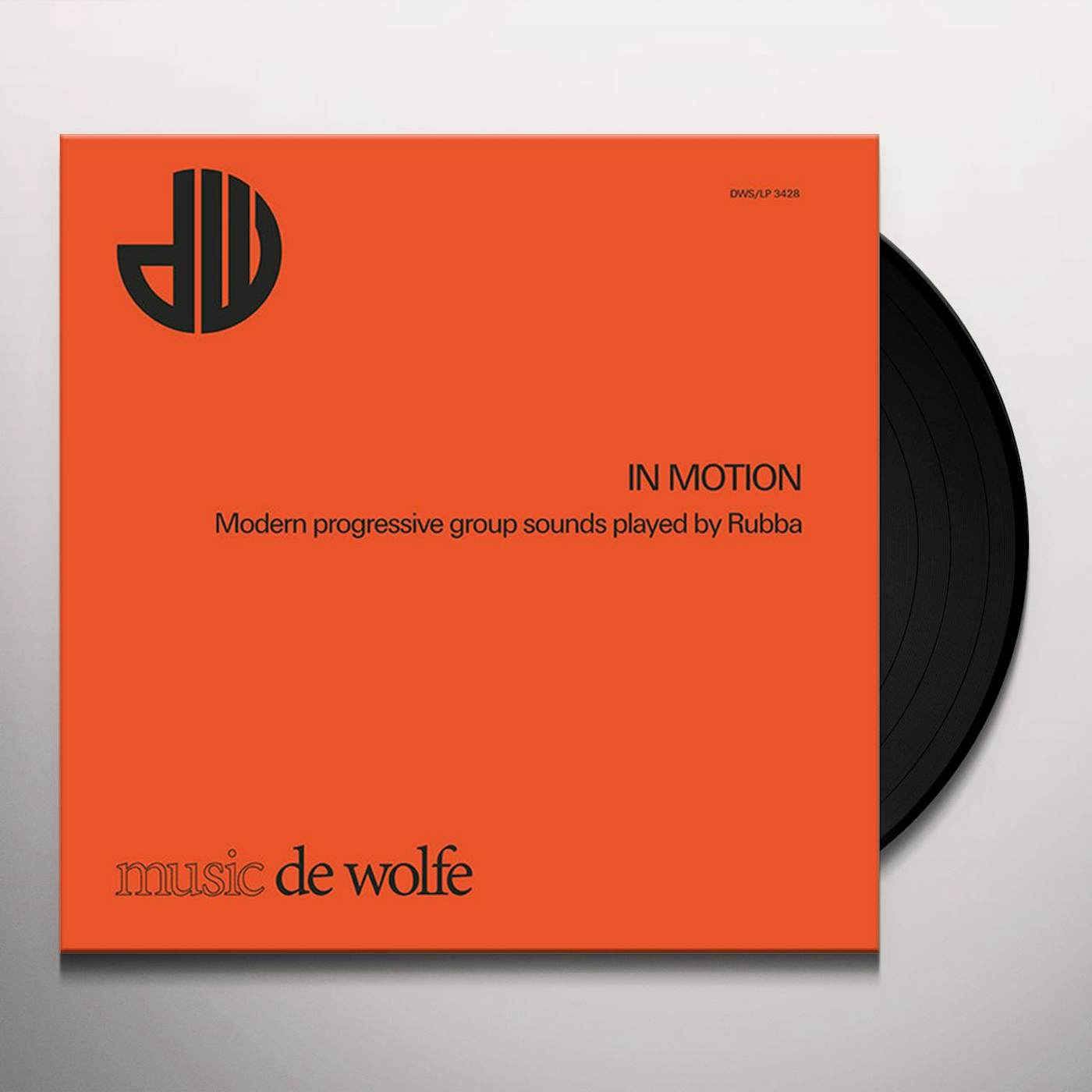 Rubba IN MOTION: MODERN PROGRESSIVE GROUP SOUNDS PLAYED Vinyl Record