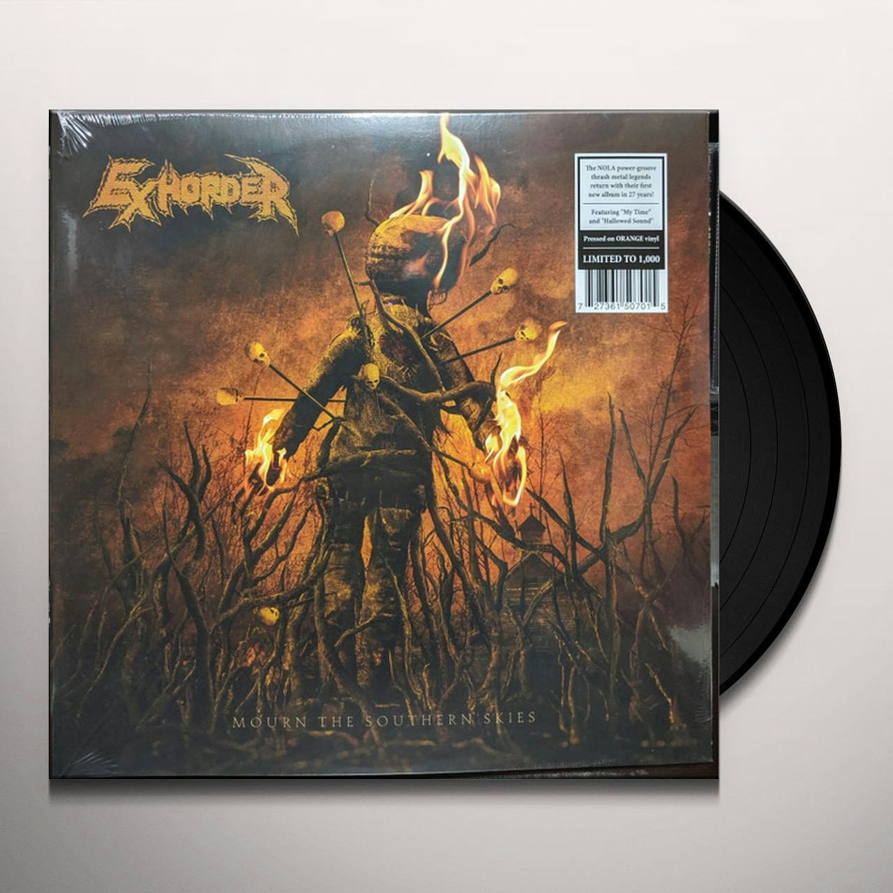 Exhorder MOURN THE SOUTHERN SKIES (X) (2LP/ORANGE VINYL) Vinyl Record