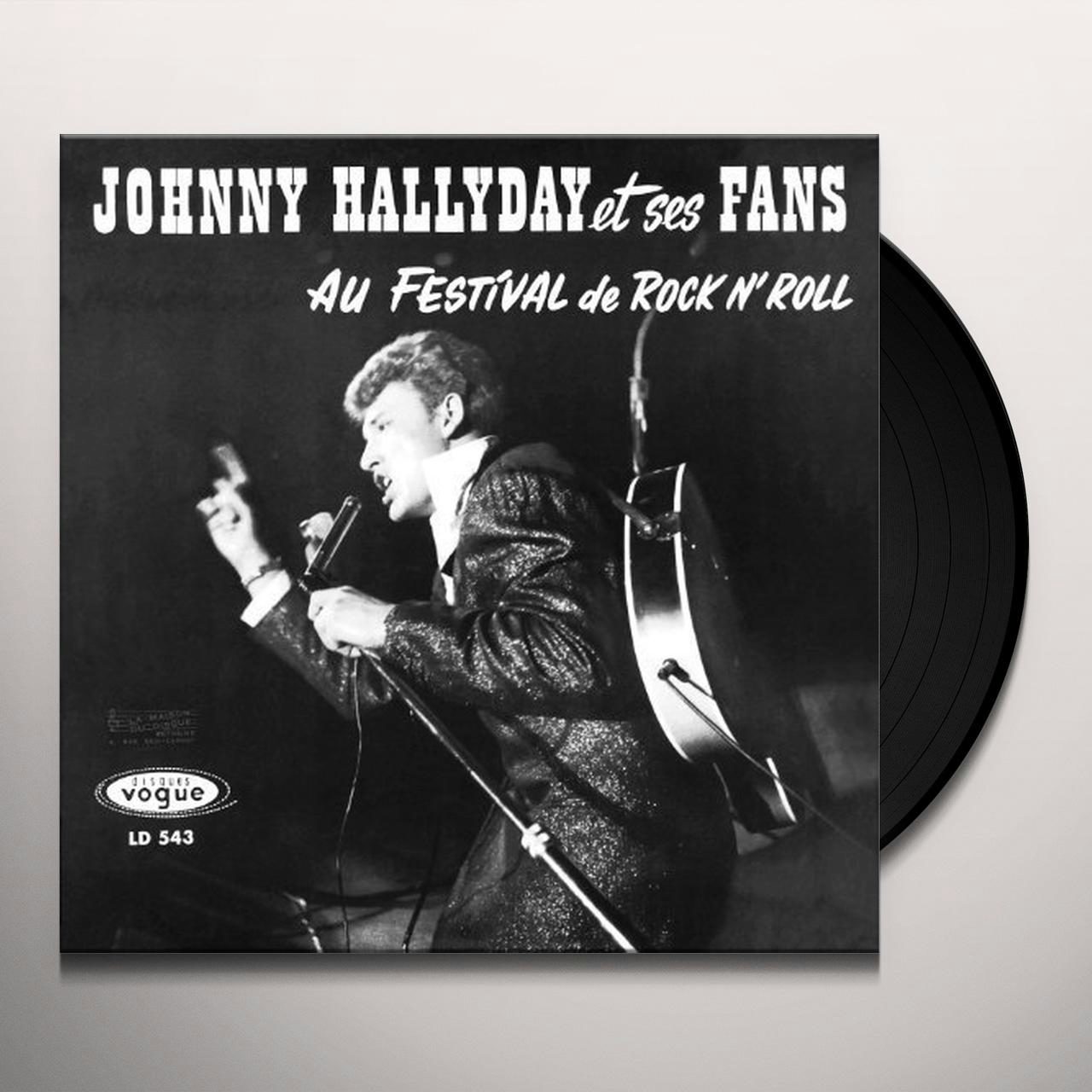 Johnny Hallyday ET SES FANS AU FESTIVAL DE ROC Vinyl Record