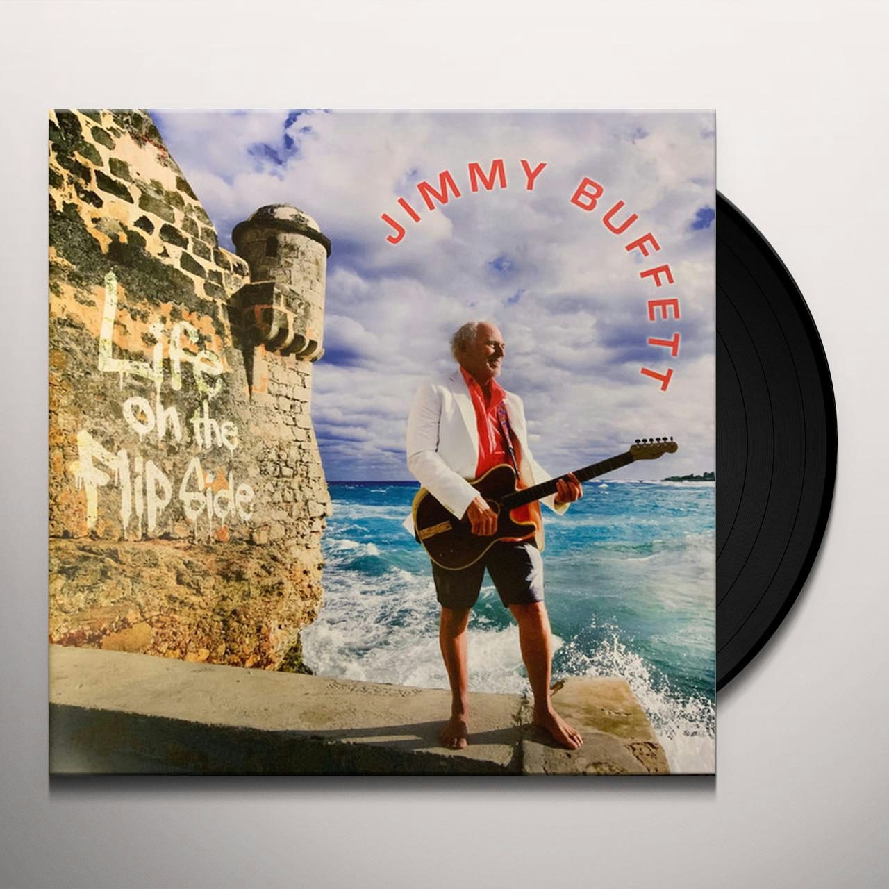 Jimmy Buffett LIFE ON THE FLIP SIDE Vinyl Record