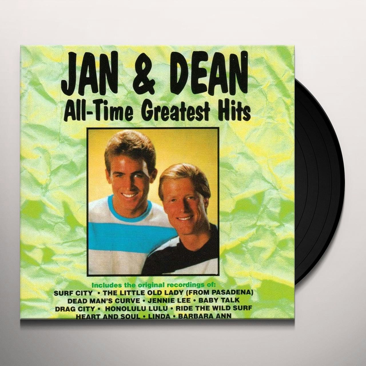 Jan & Dean All Time Greatest Hits Vinyl Record