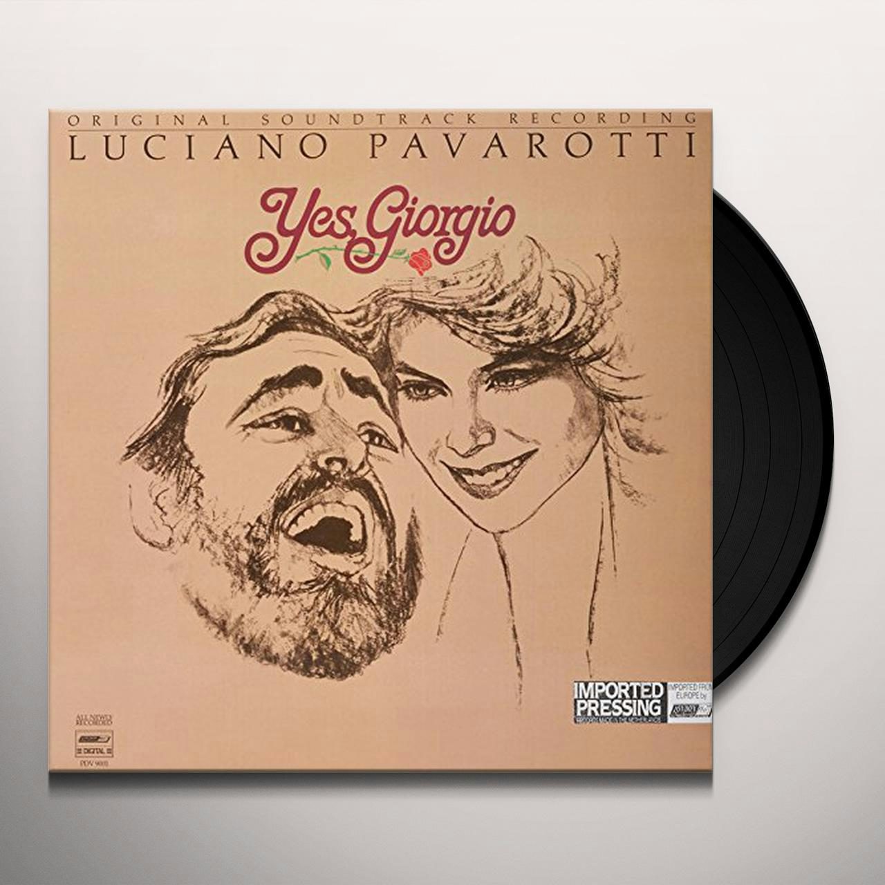 Luciano Pavarotti Yes Giorgio Vinyl Record
