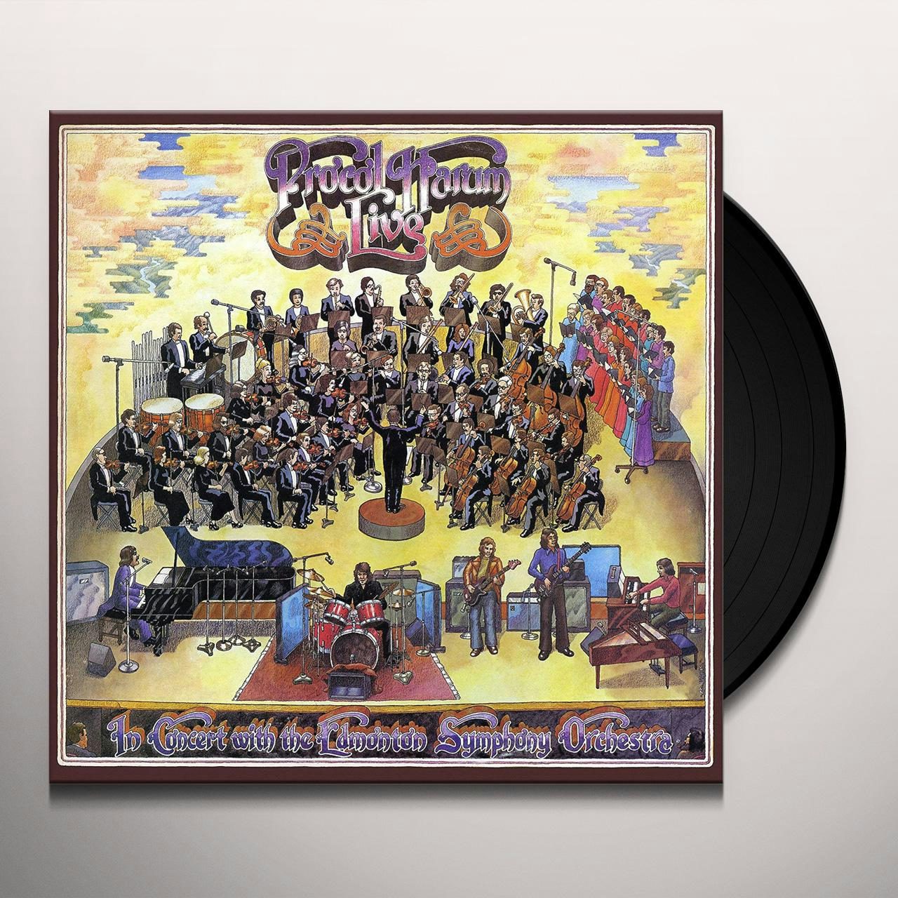 Procol Harum LIVE: IN CONCERT WITH EDMONTON SYMPHONY ORCHESTRA Vinyl Record