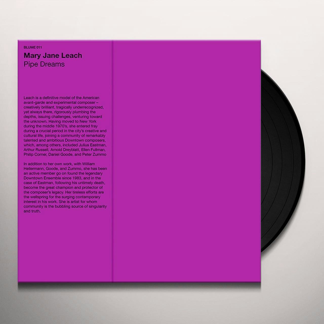 Mary Jane Leach PIPE DREAMS Vinyl Record
