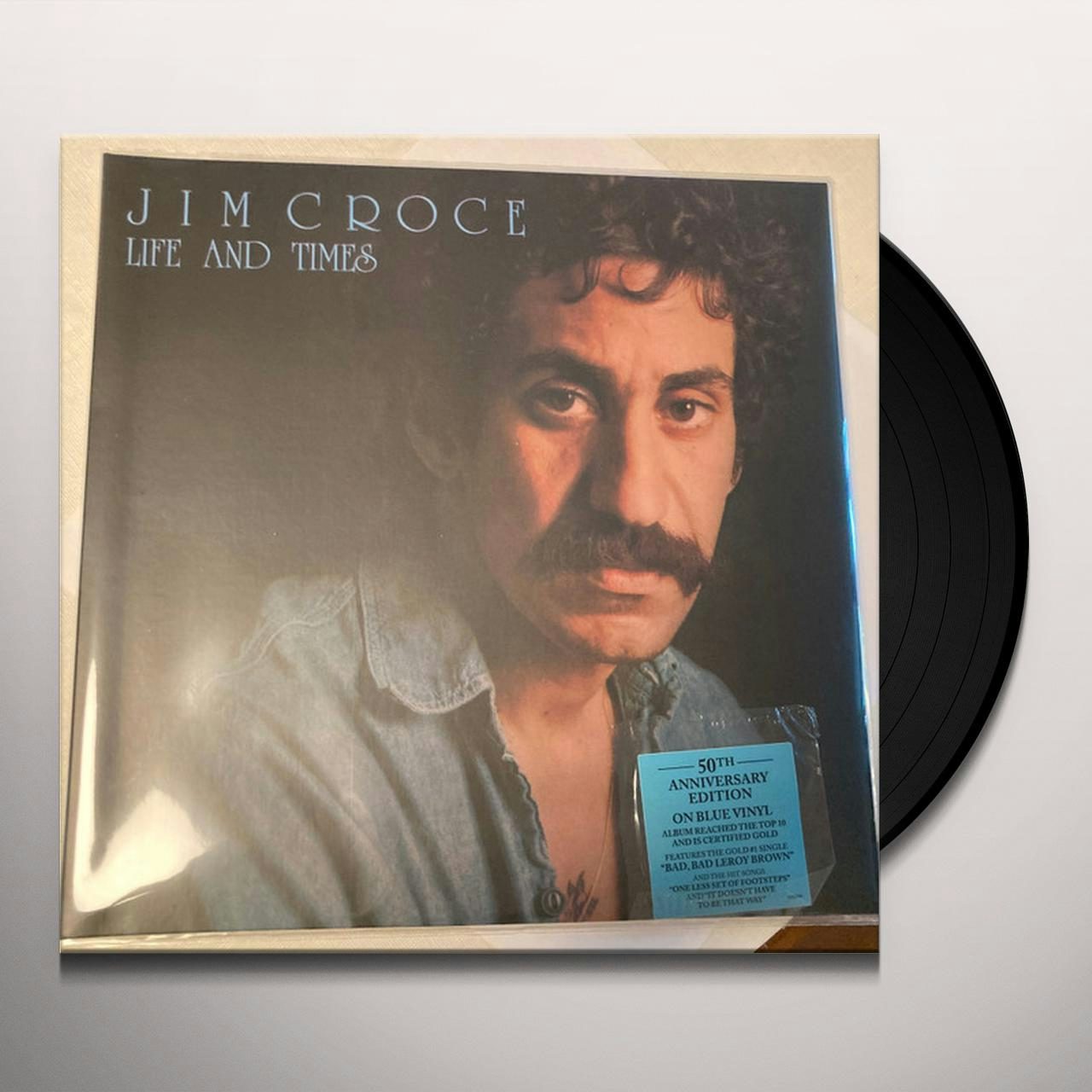 Jim Croce LIFE & TIMES (50TH ANNIVERSARY/180G/BLUE VINYL) Vinyl Record