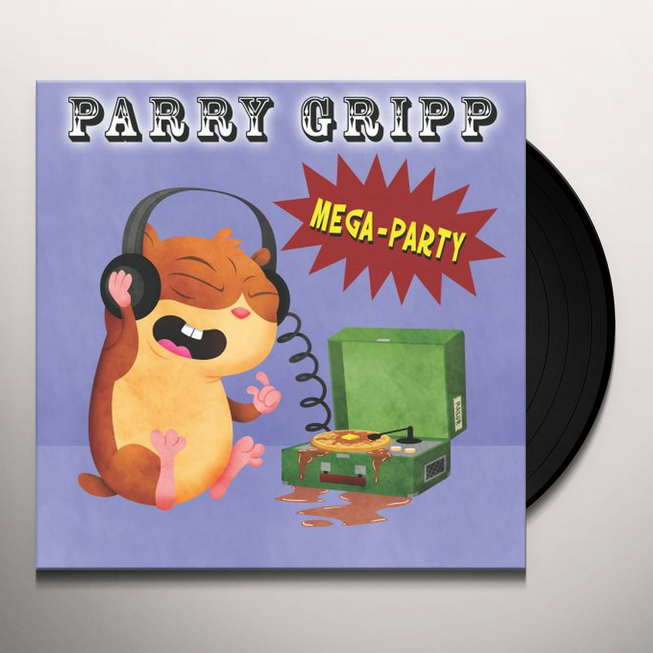Parry Gripp MEGA PARTY (2LP/YELLOW/BLUE SPLIT & YELLOW/RED SPLIT VINYL ...