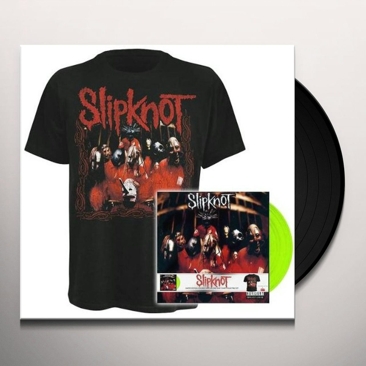 Slipknot DEBUT ALBUM LP+SHIRT Vinyl Record - Portugal Release