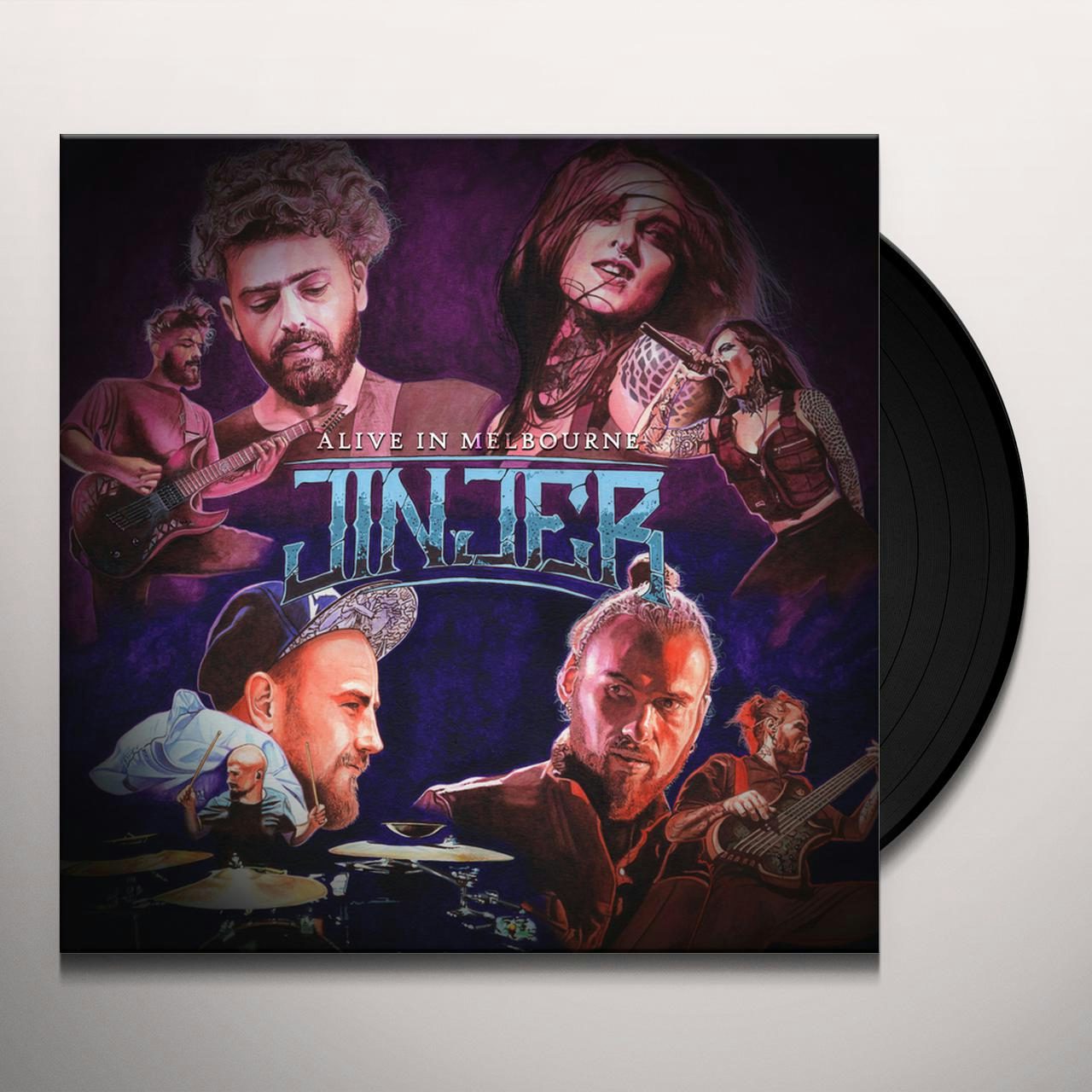 Jinjer Alive In Melbourne 2020 Purple Vinyl Record