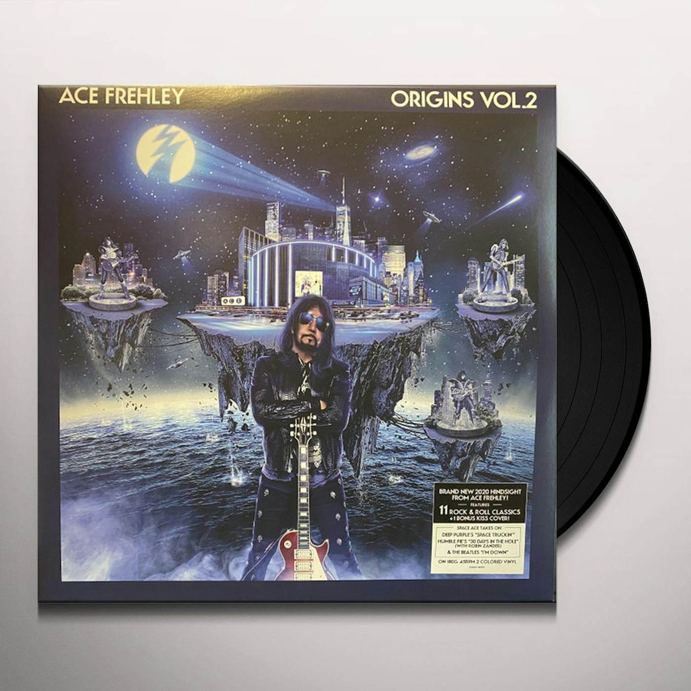 Ace Frehley ORIGINS VOL.2 (BLUE & WHITE VINYL) Vinyl Record