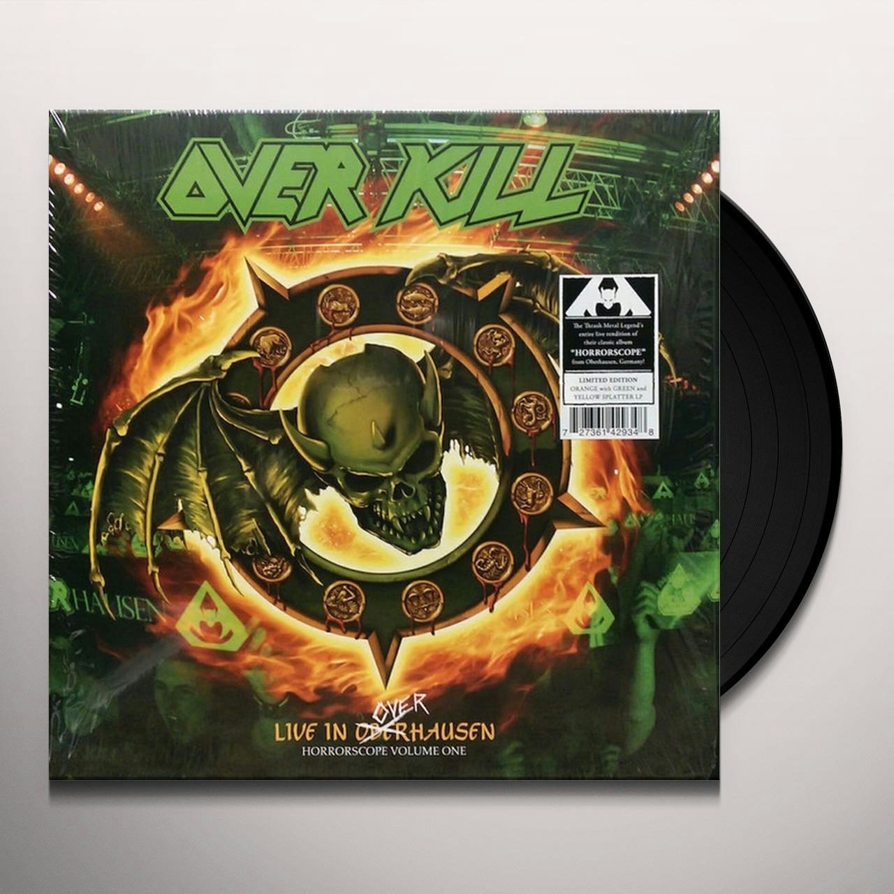 Overkill HORRORSCOPE (LIVE IN OVERHAUSEN) - Limited Edition Green w ...
