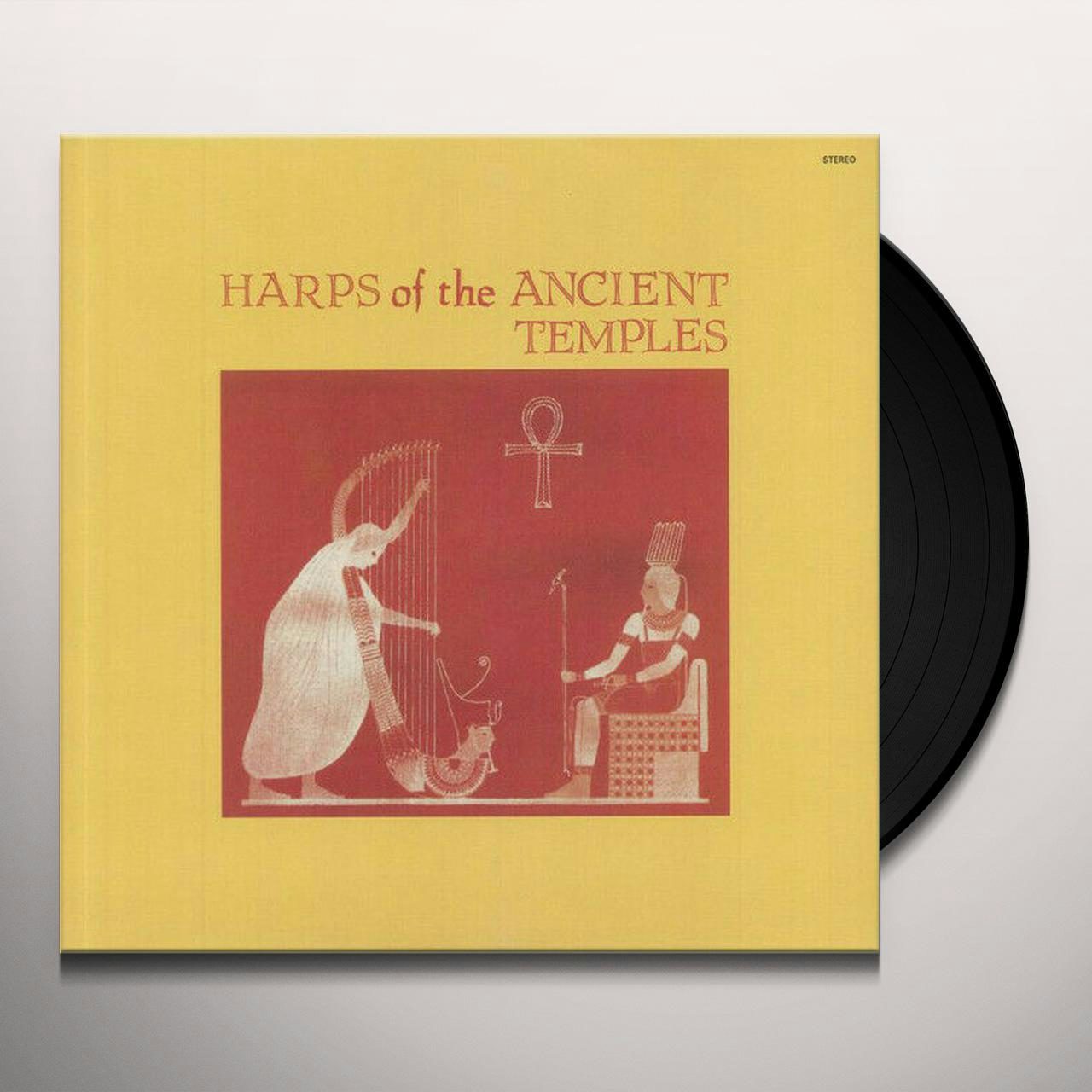 Gail Laughton HARPS OF THE ANCIENT TEMPLES Vinyl Record