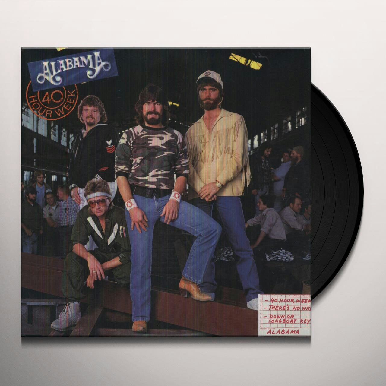 Alabama 40 HOUR WEEK Vinyl Record