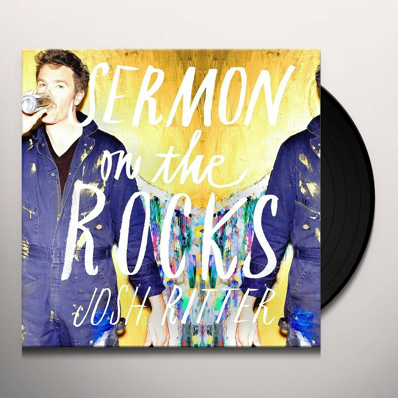 Josh Ritter Sermon On The Rocks Pink/White/Purple Vinyl Record